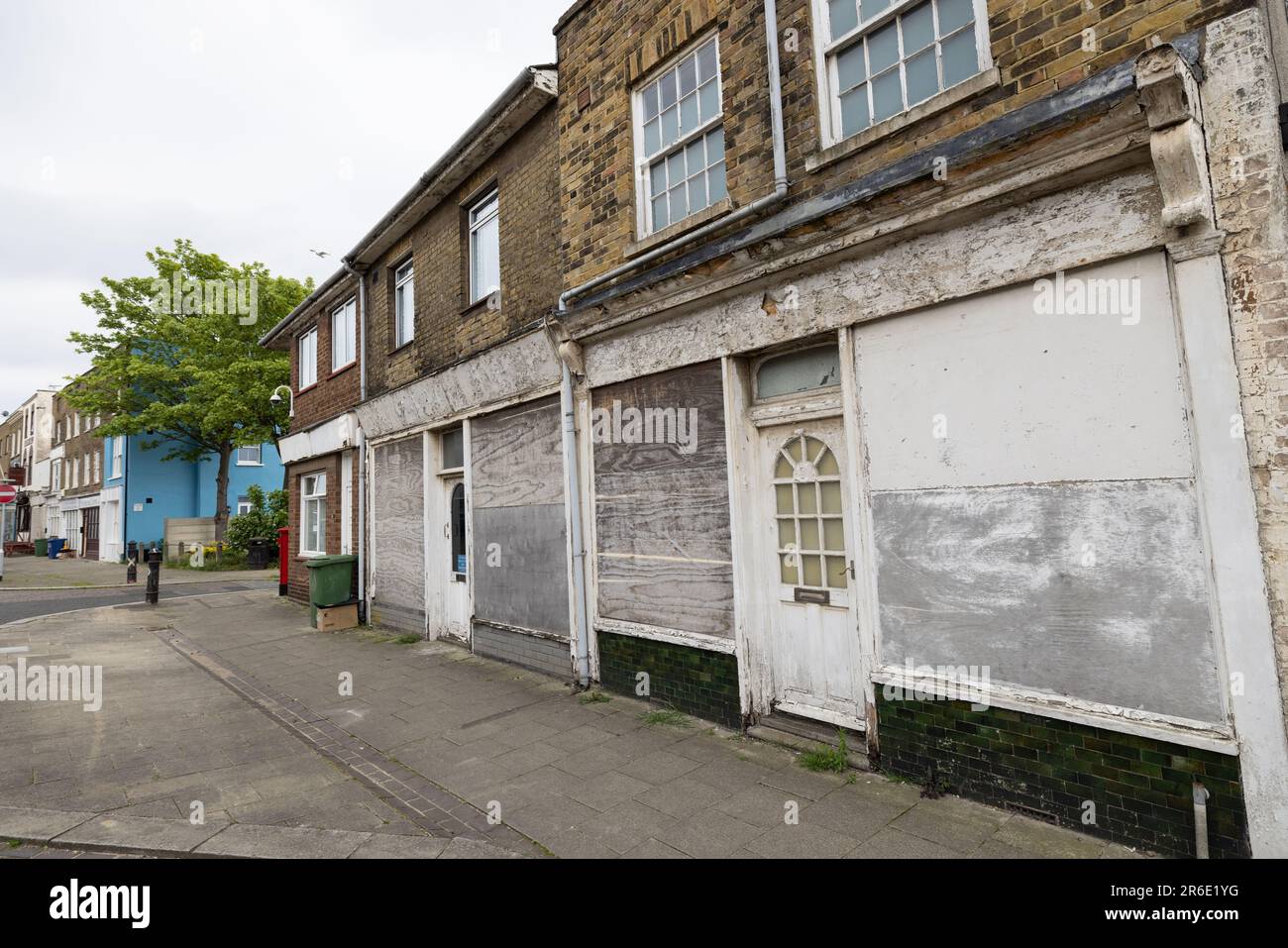 'Bluetown', Sheerness, port town on The Isle of Sheppey, island off the ...
