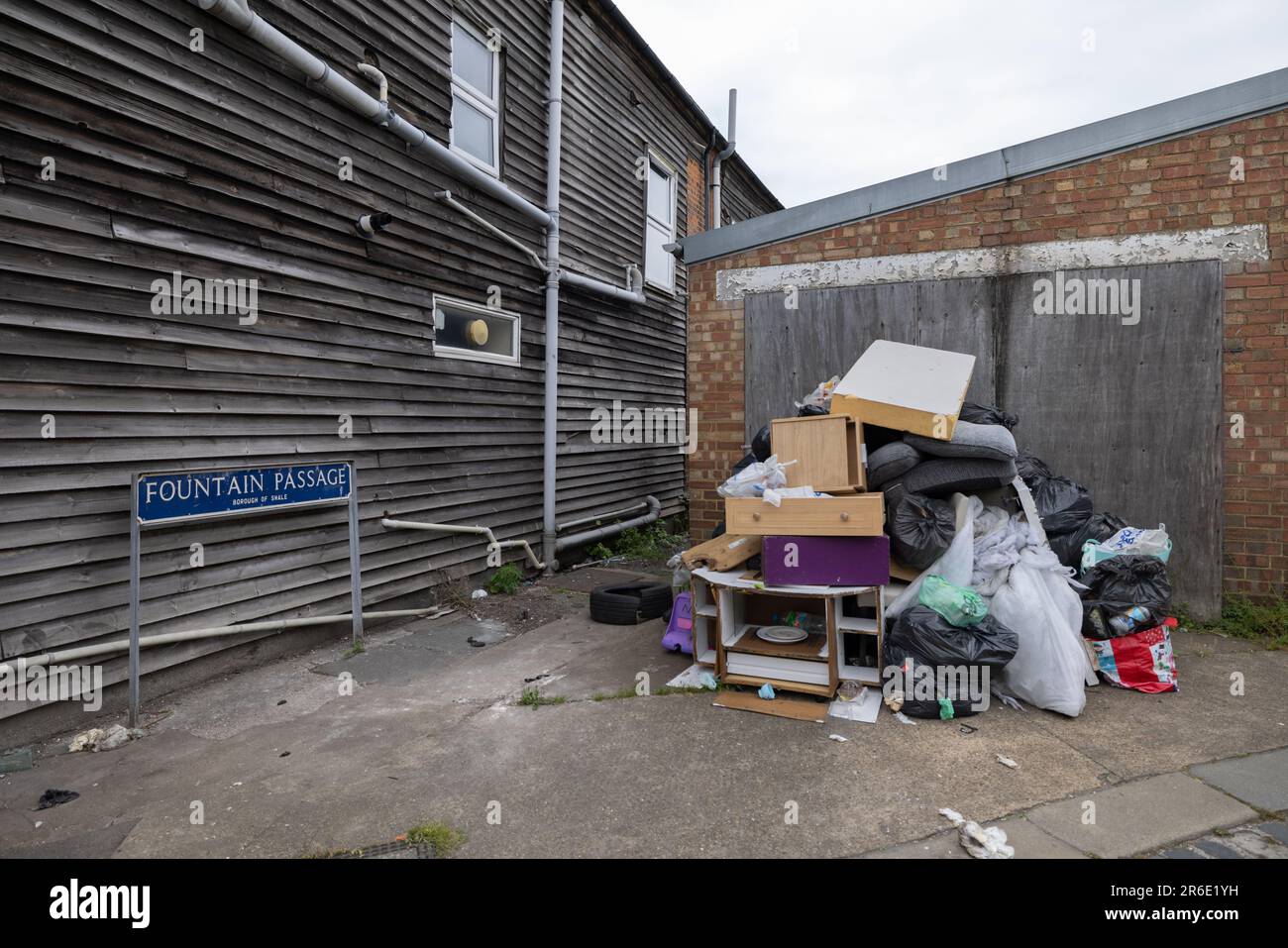 'Bluetown', Sheerness, port town on The Isle of Sheppey, island off the ...