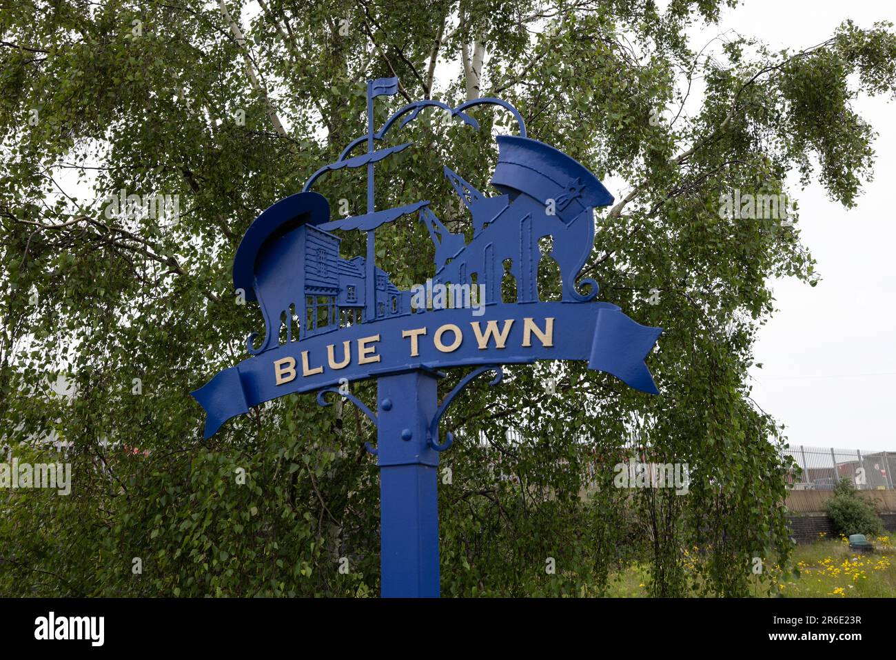 'Bluetown', Sheerness, port town on The Isle of Sheppey, island off the ...