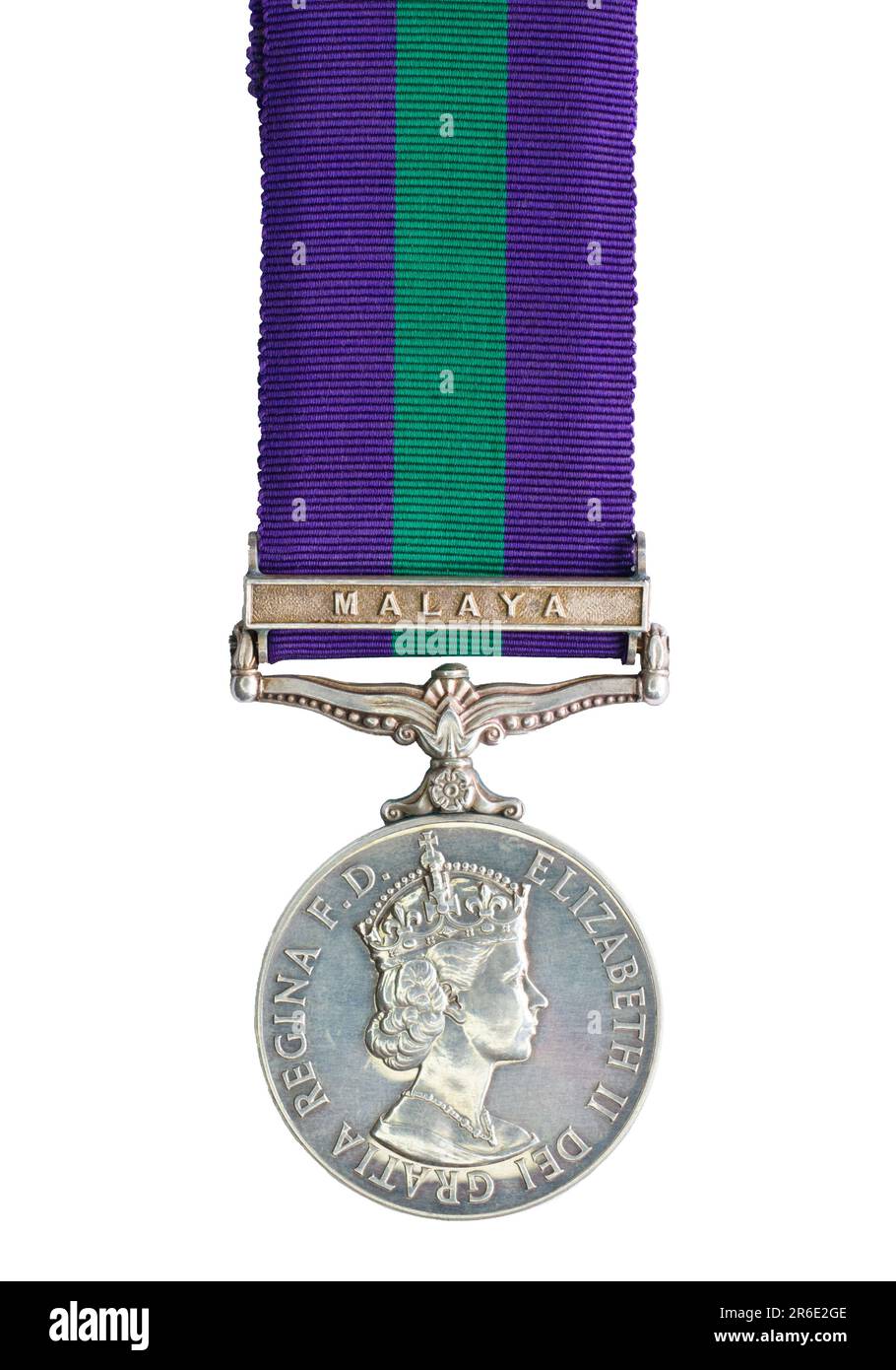 The General Service Medal with Malaya clasp awarded for service during ...