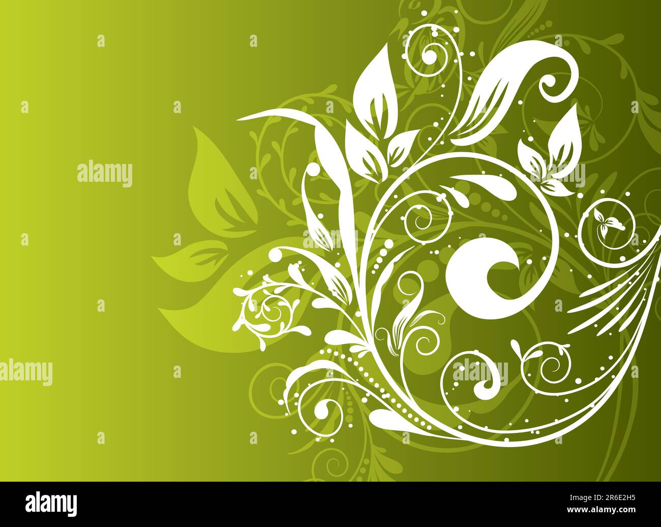 Floral abstract background, vector illustration Stock Vector Image ...