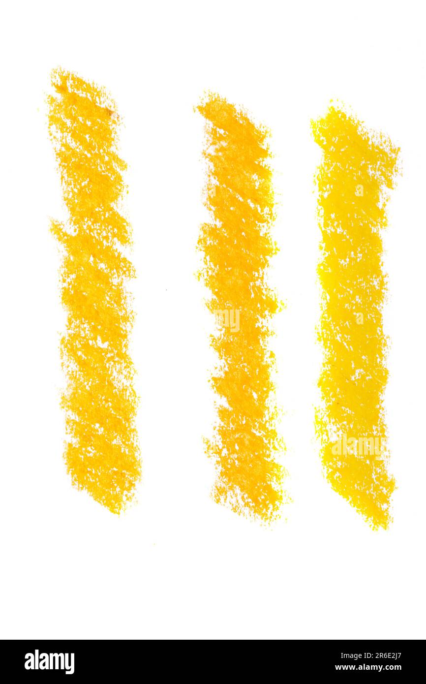 colored pencil strokes isolated on white background Stock Photo - Alamy