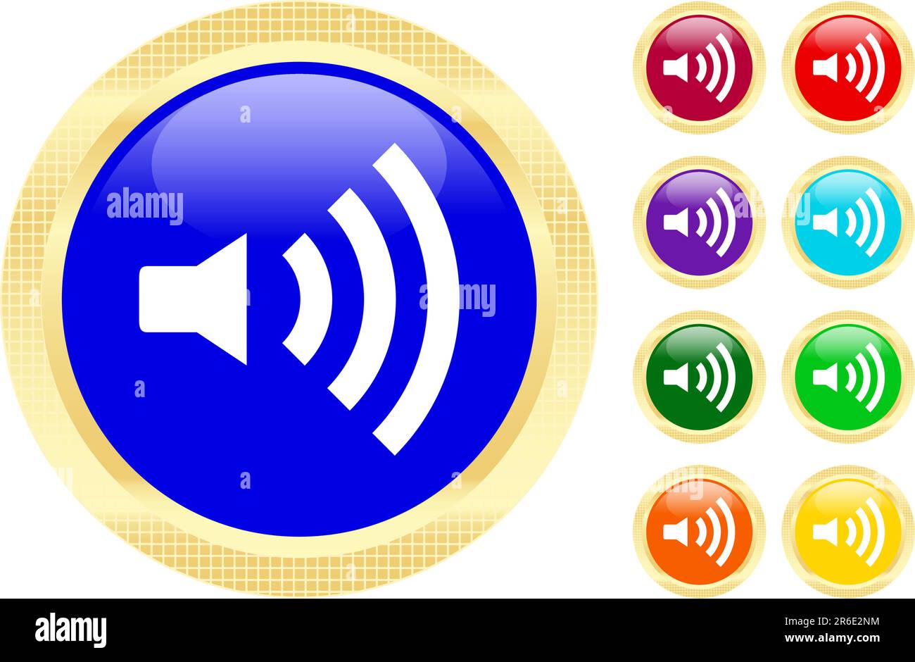 Sound wave on yellow Stock Vector Images - Alamy