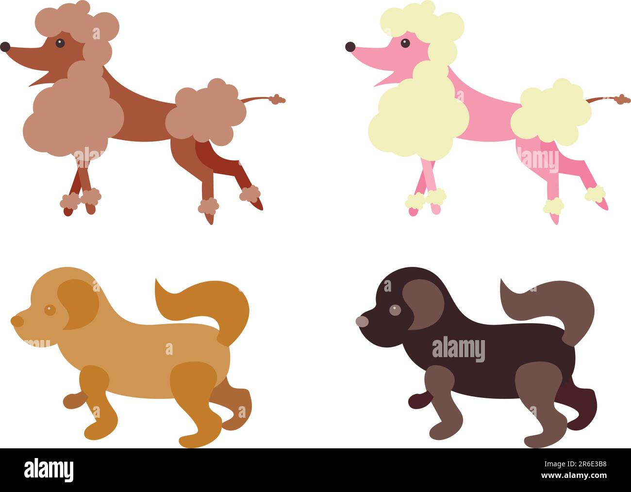 cute dog pattern design Stock Vector Image & Art - Alamy