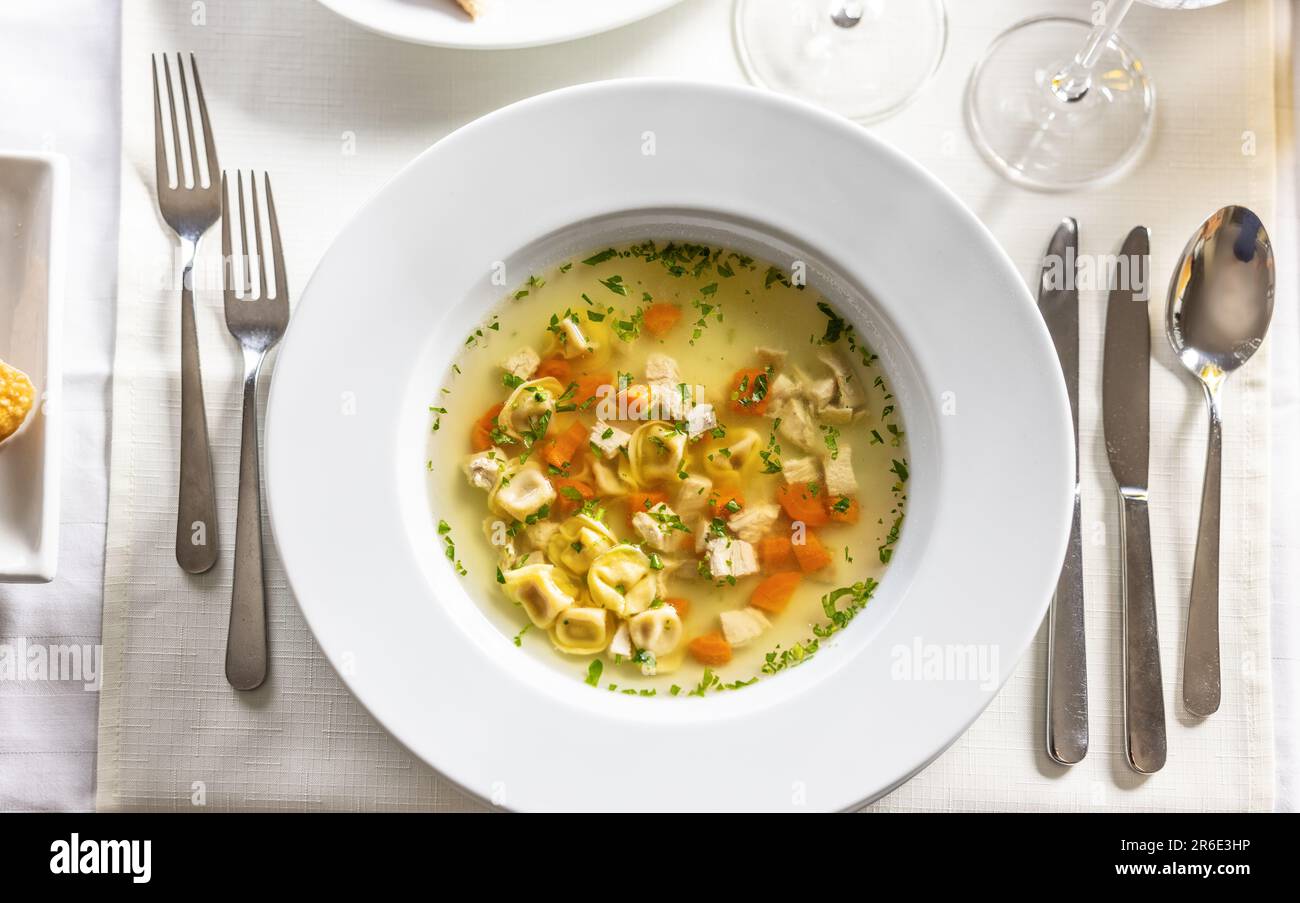 Fancy soup hi-res stock photography and images - Alamy