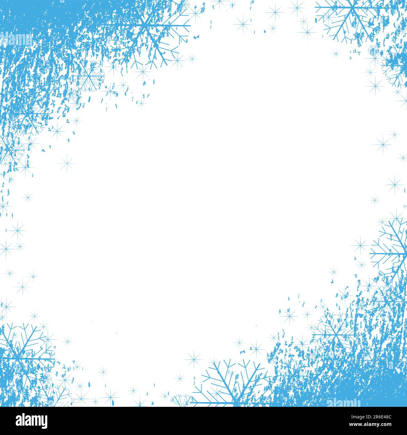 A snowflakes background texture that can be used as a border or edge on ...