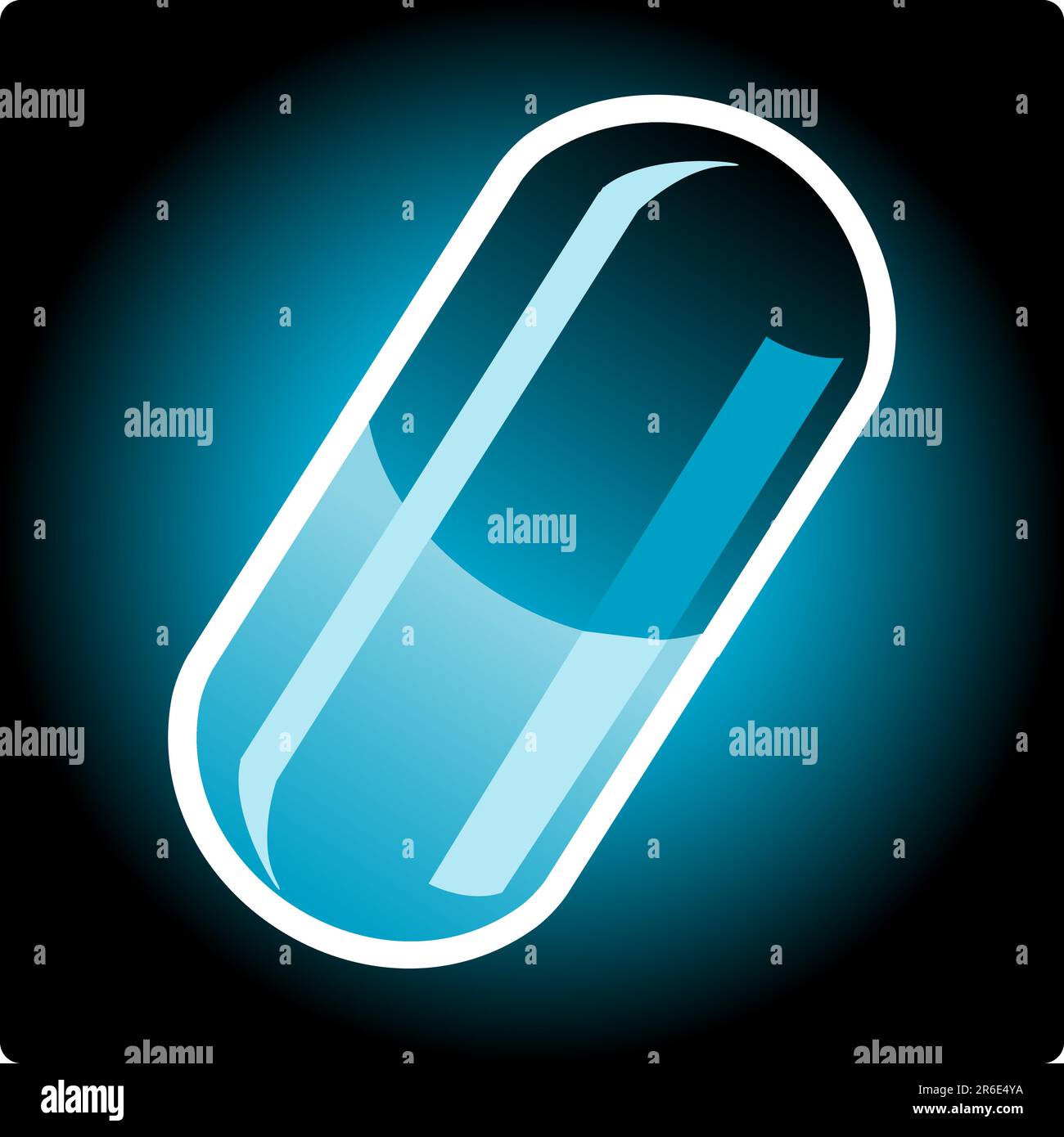 Vector illustration of a capsule Stock Vector Image & Art - Alamy