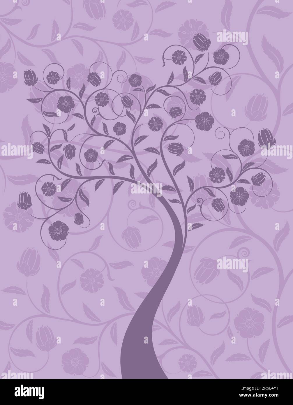 Abstract floral background. Vector illustration Stock Vector Image ...