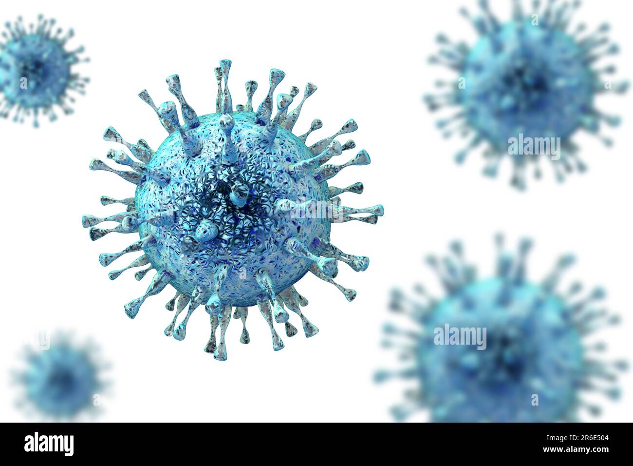 Human cytomegalovirus (HCMV), computer illustration. HCMV is a member ...