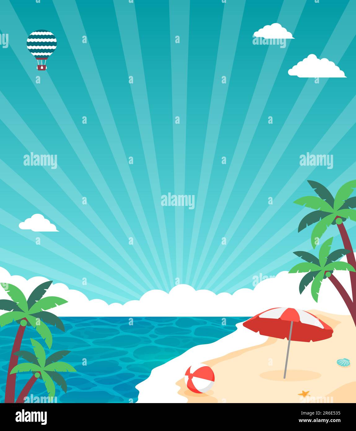 Text aloha summer palm Stock Vector Images - Alamy