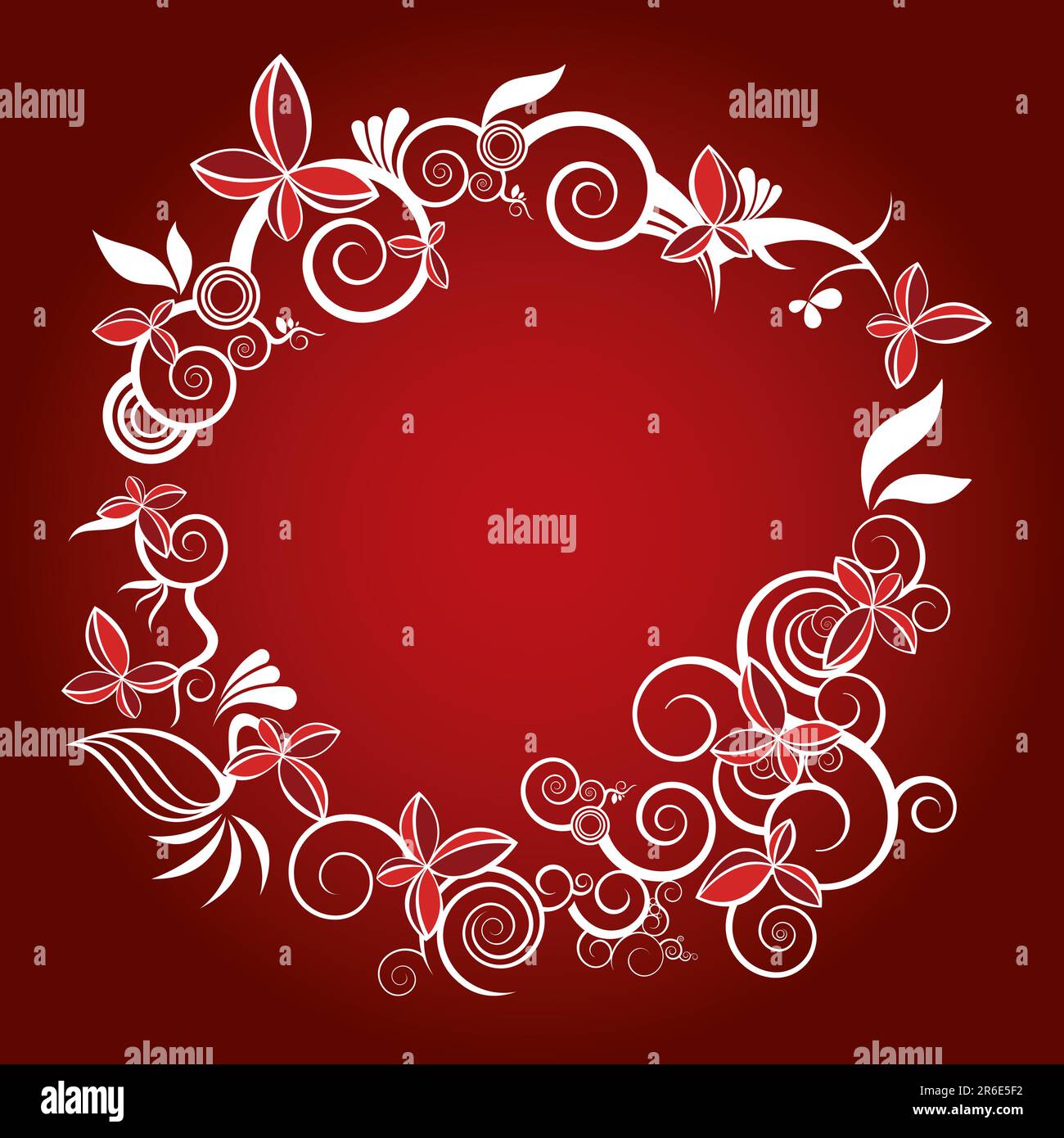 elegant flower vector background Stock Vector Image & Art - Alamy