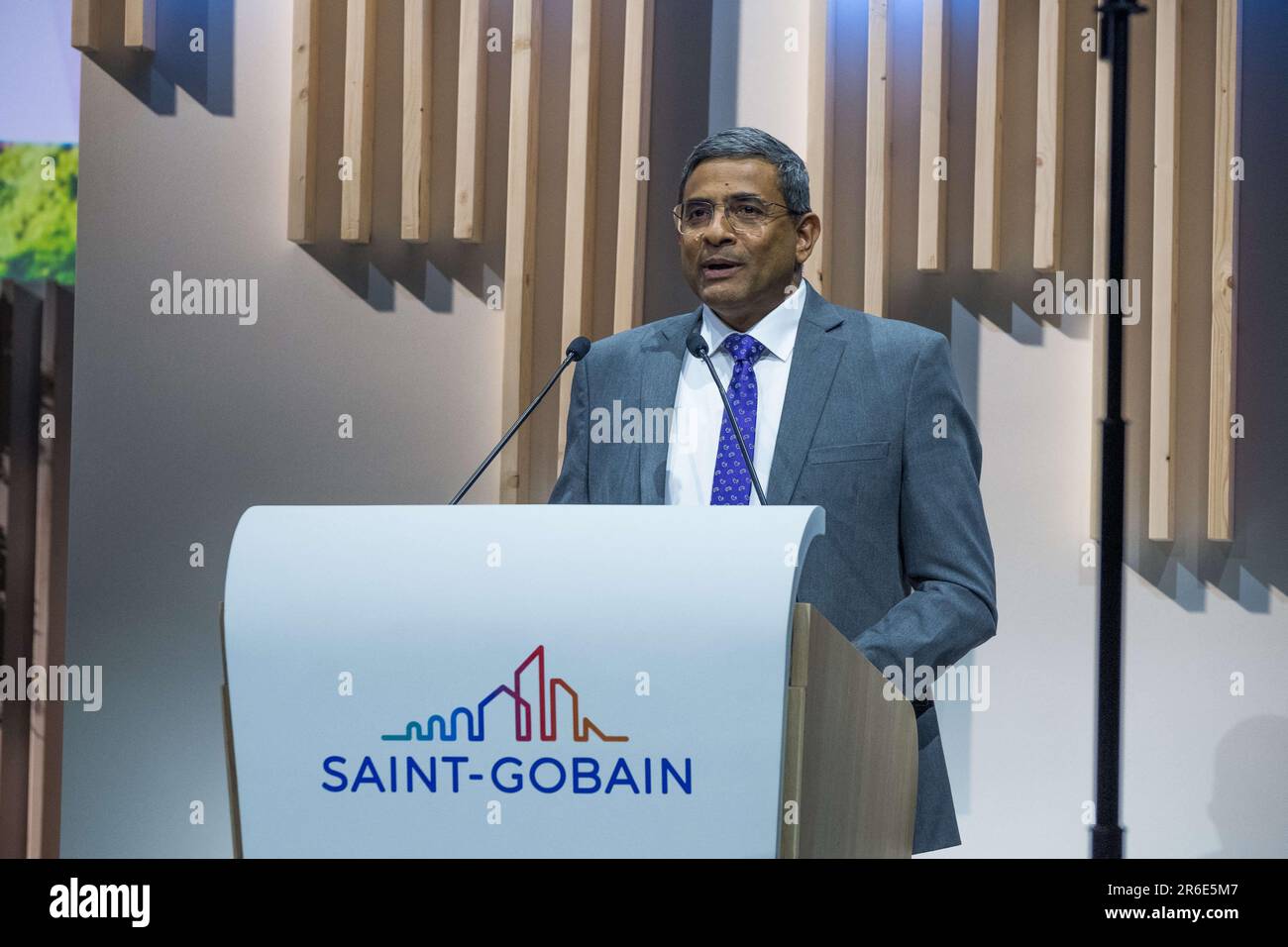 Paris, France. 08th June, 2023. Chief Financial Officer of Compagnie de ...