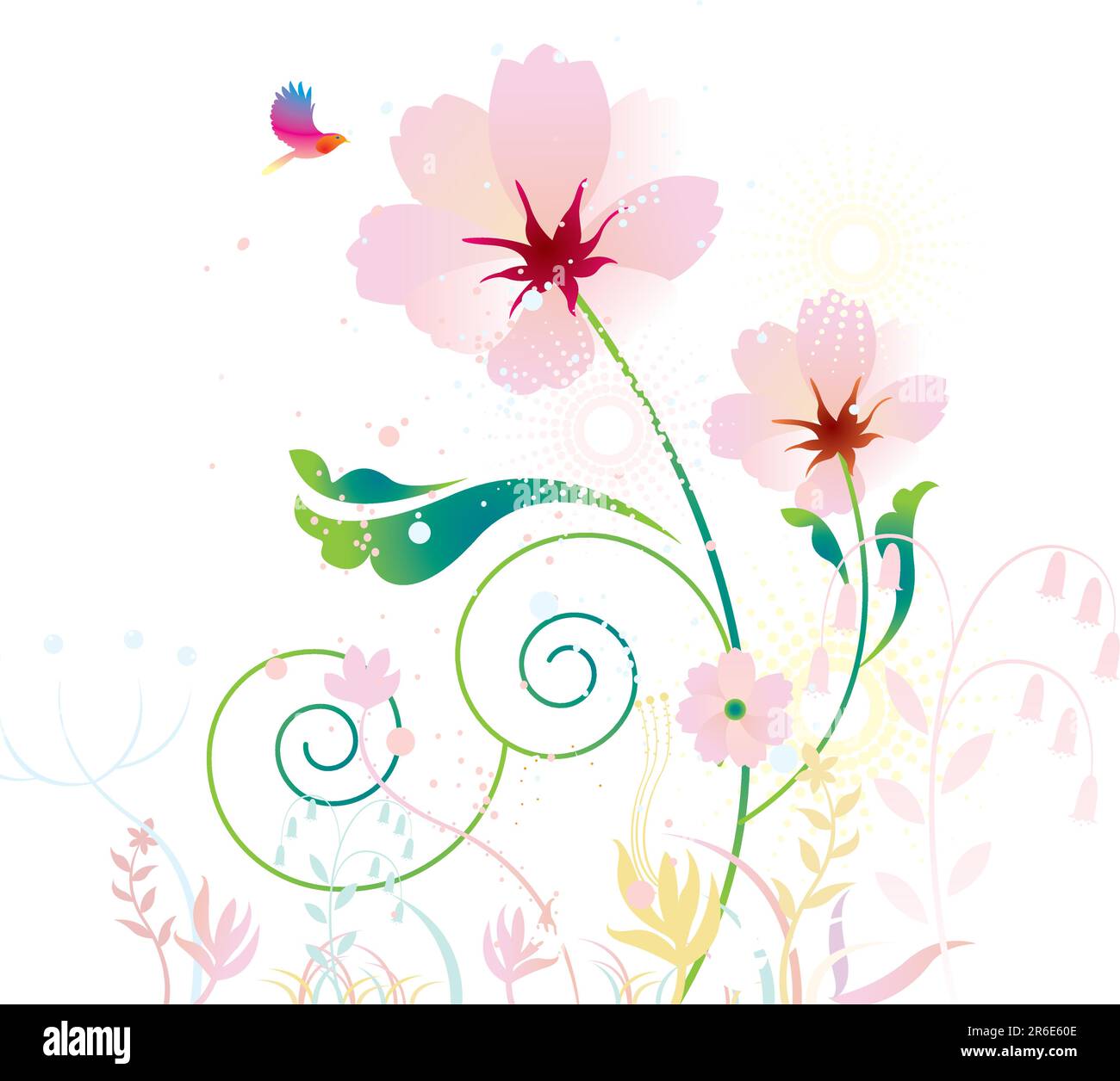 Illustration colorful design pattern Stock Vector Images - Alamy