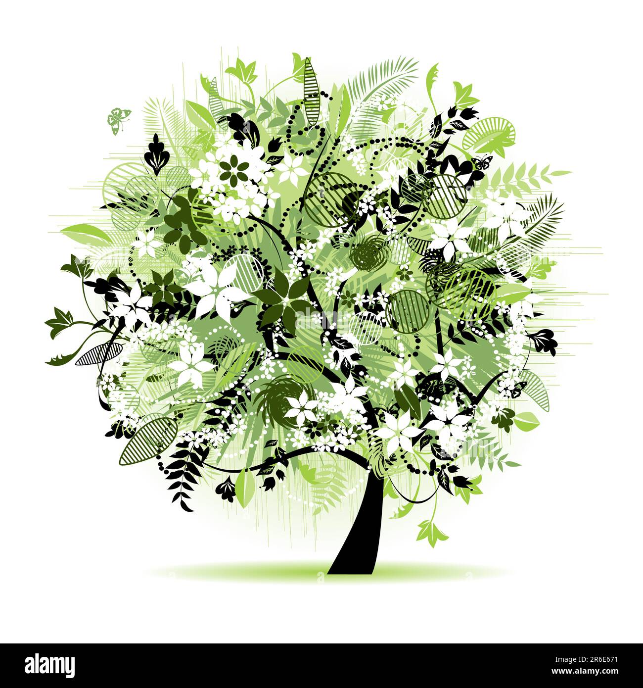 Beautiful grass decoration Cut Out Stock Images & Pictures - Alamy