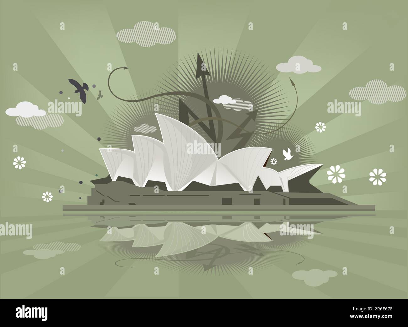 Sydney Opera House background Stock Vector Image & Art - Alamy