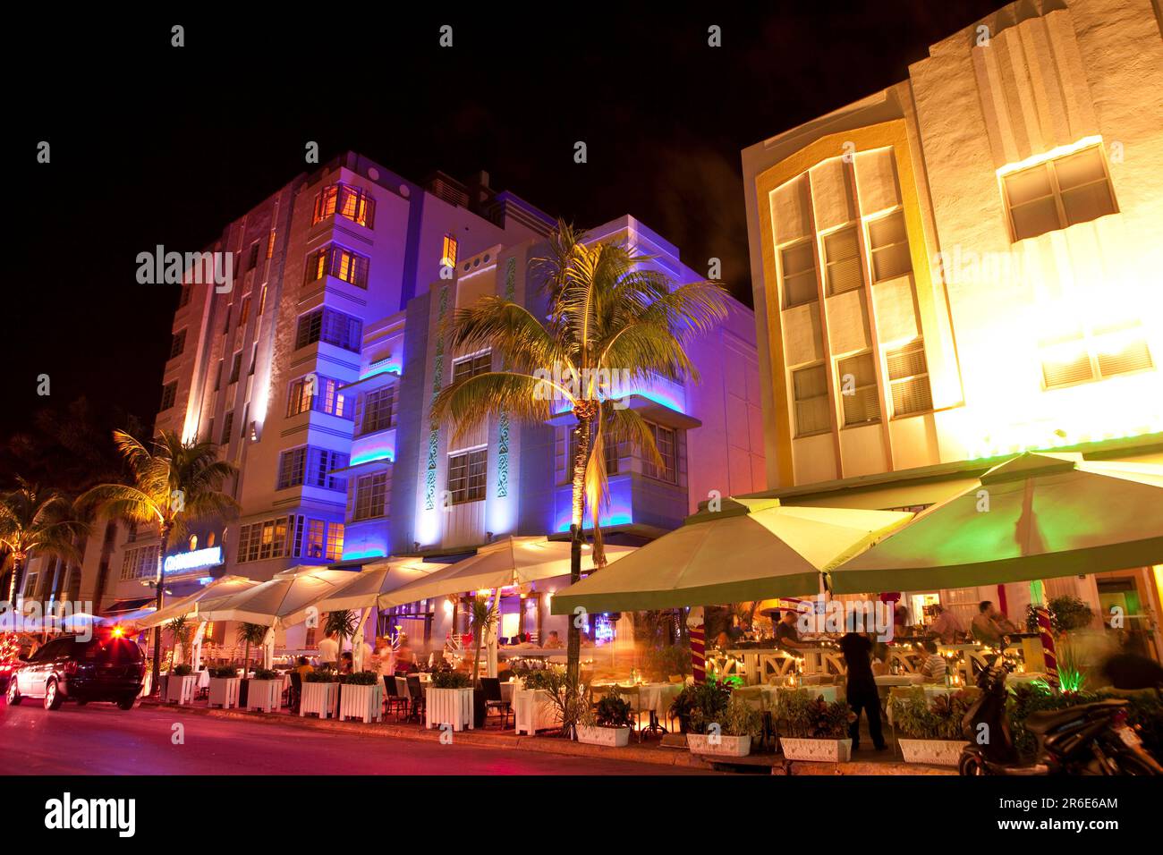 Nightlife on Miami South Beach Stock Photo - Alamy