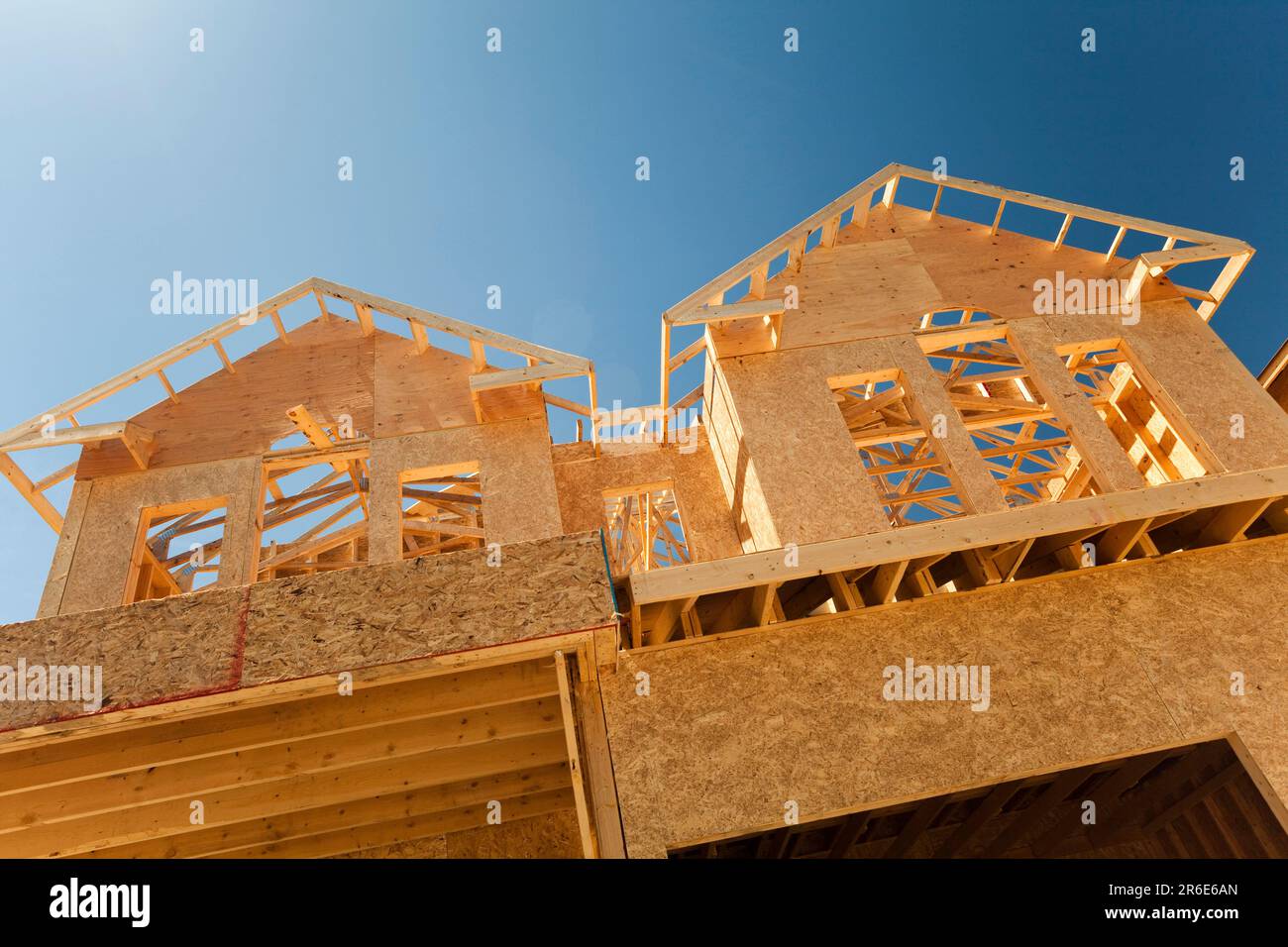 New house construction Stock Photo - Alamy