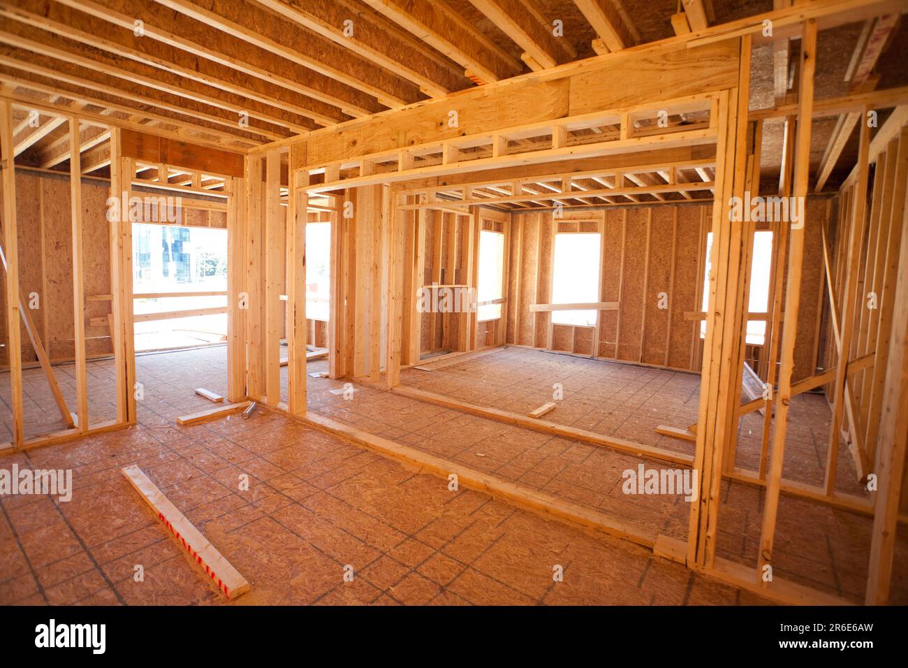 New house construction Stock Photo - Alamy