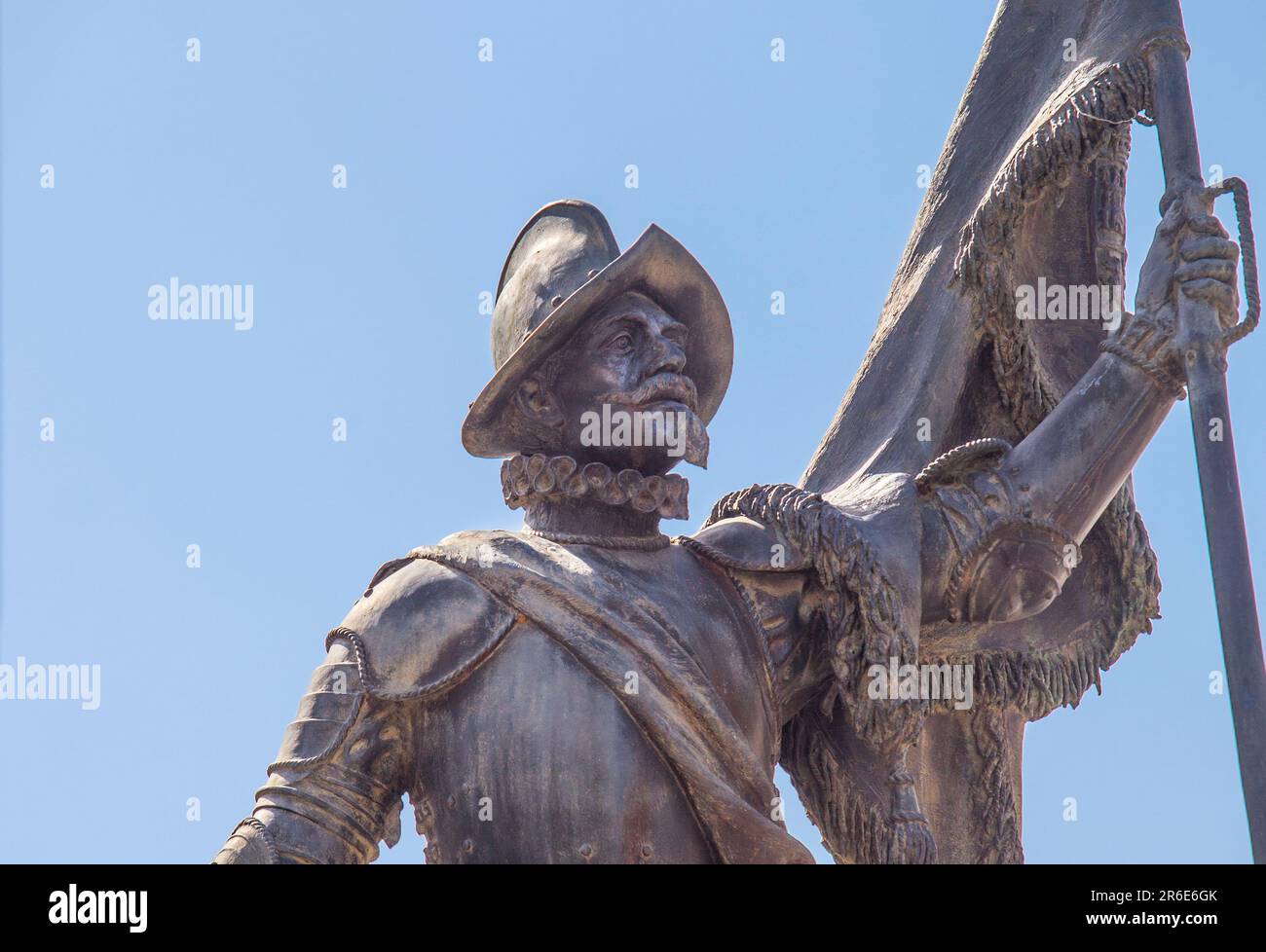 Villanueva de la Serena, Spain - April 4th, 2021: Pedro de Valdivia ...