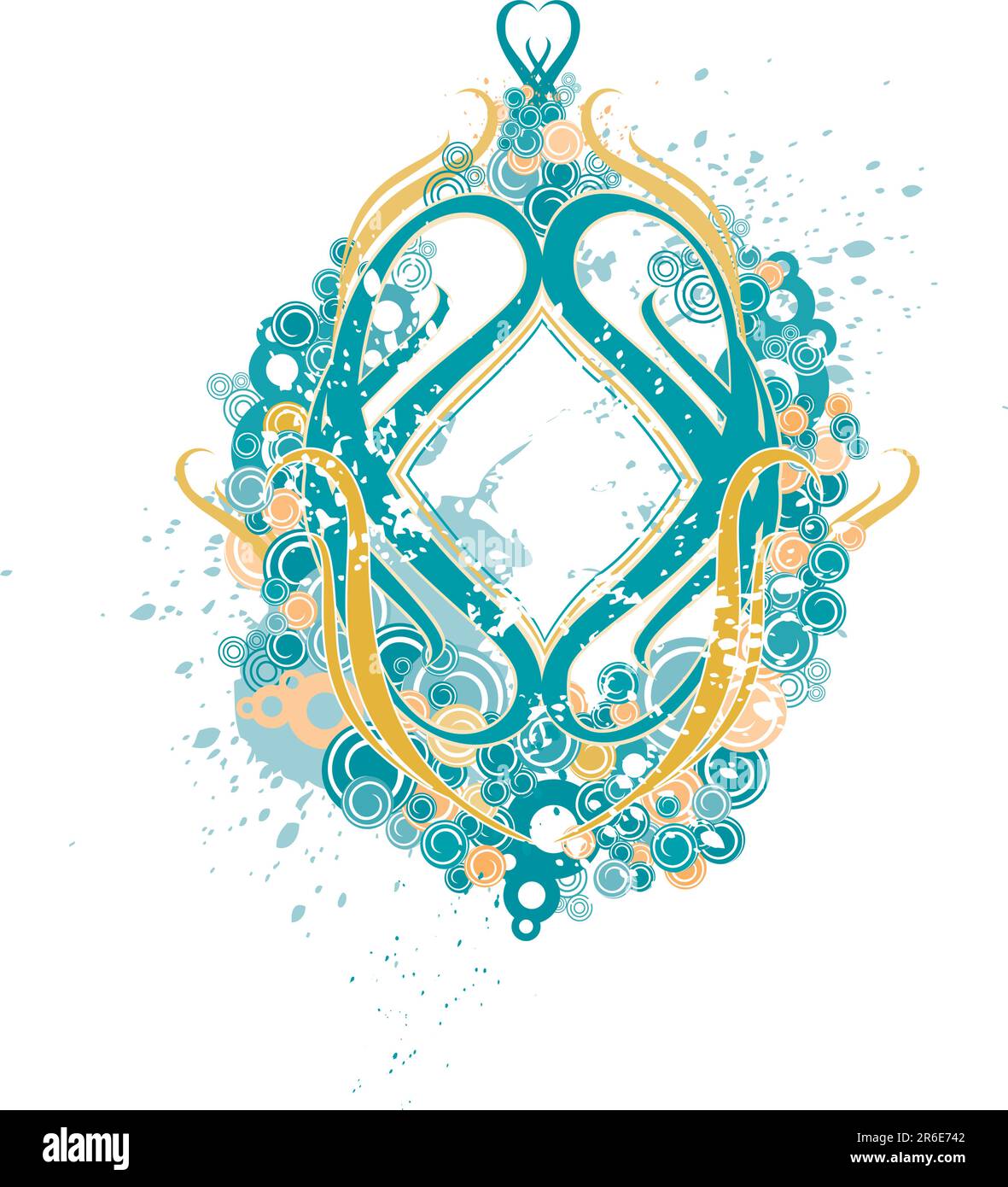 grunge ornament totem pattern design Stock Vector Image & Art - Alamy