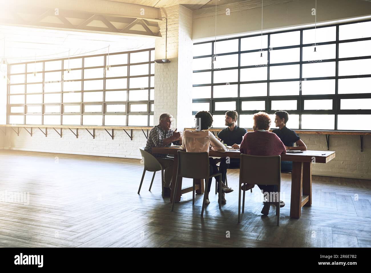 Teamwork, project management and planning with business people in ...