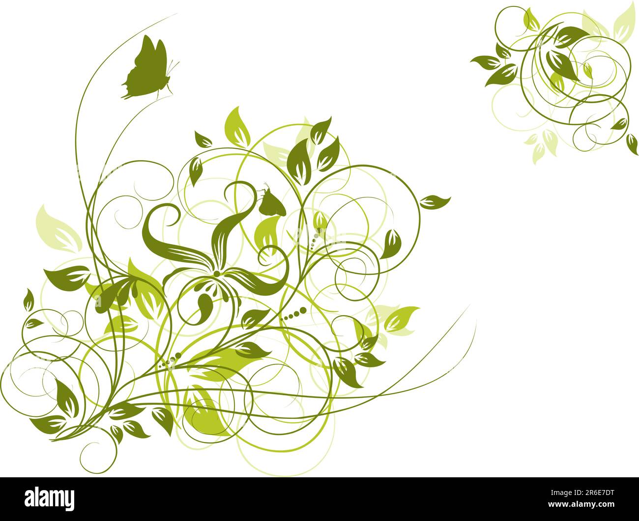 Floral abstract background, vector illustration Stock Vector Image ...