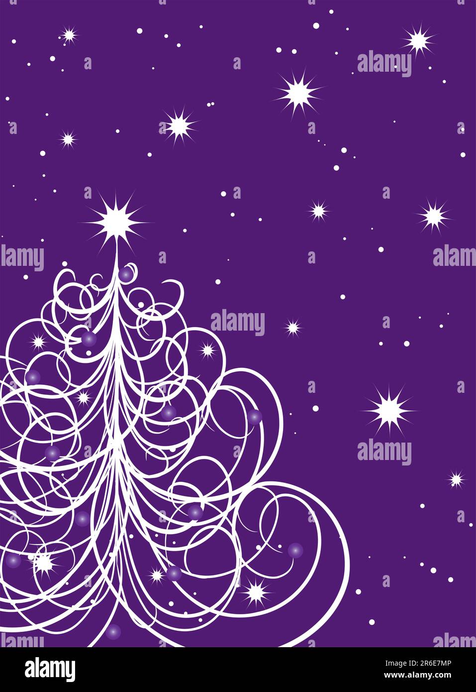 Christmas tree background, vector illustration Stock Vector Image & Art ...