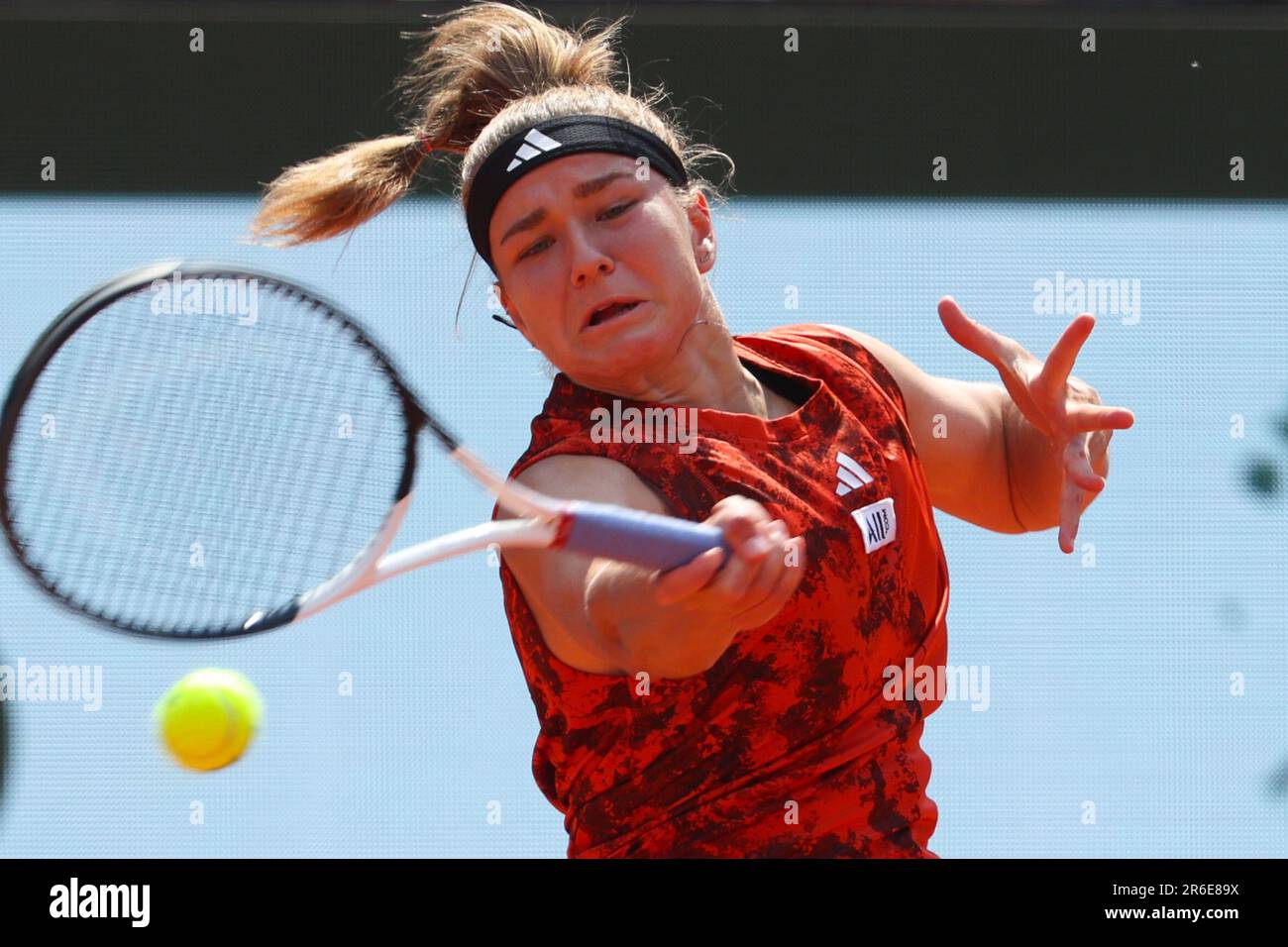 Paris, France, 08/06/2023, Karolina Muchova of Czech Republic during ...