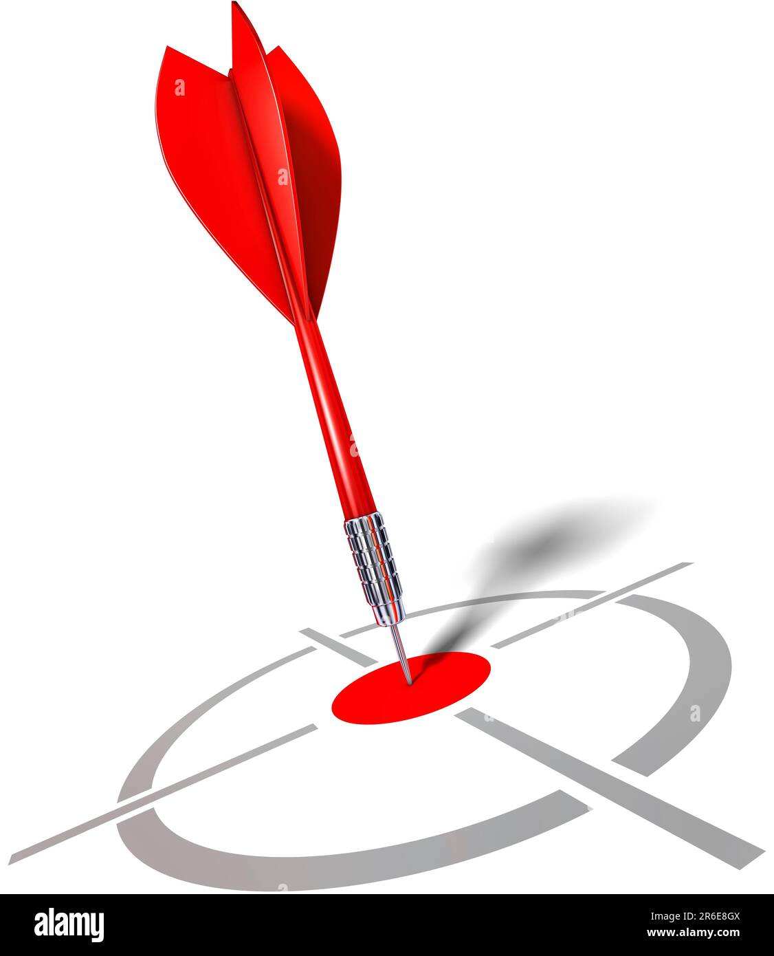 high resolution rendering of a target concept Stock Photo - Alamy