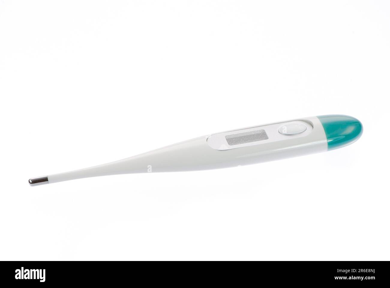 Clinical thermometer isolated on white Stock Photo - Alamy