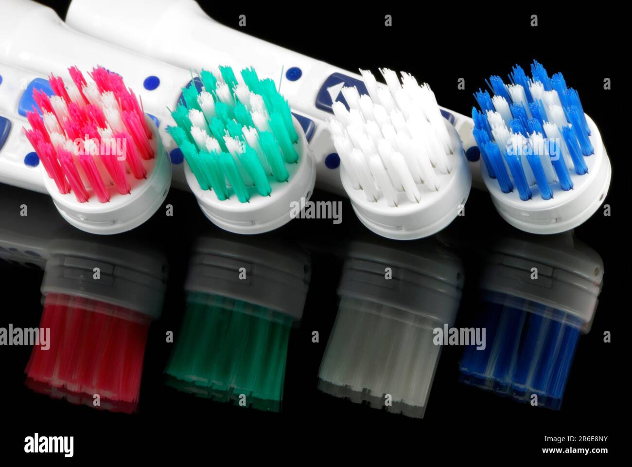 Heads of an electric toothbrush Stock Photo - Alamy