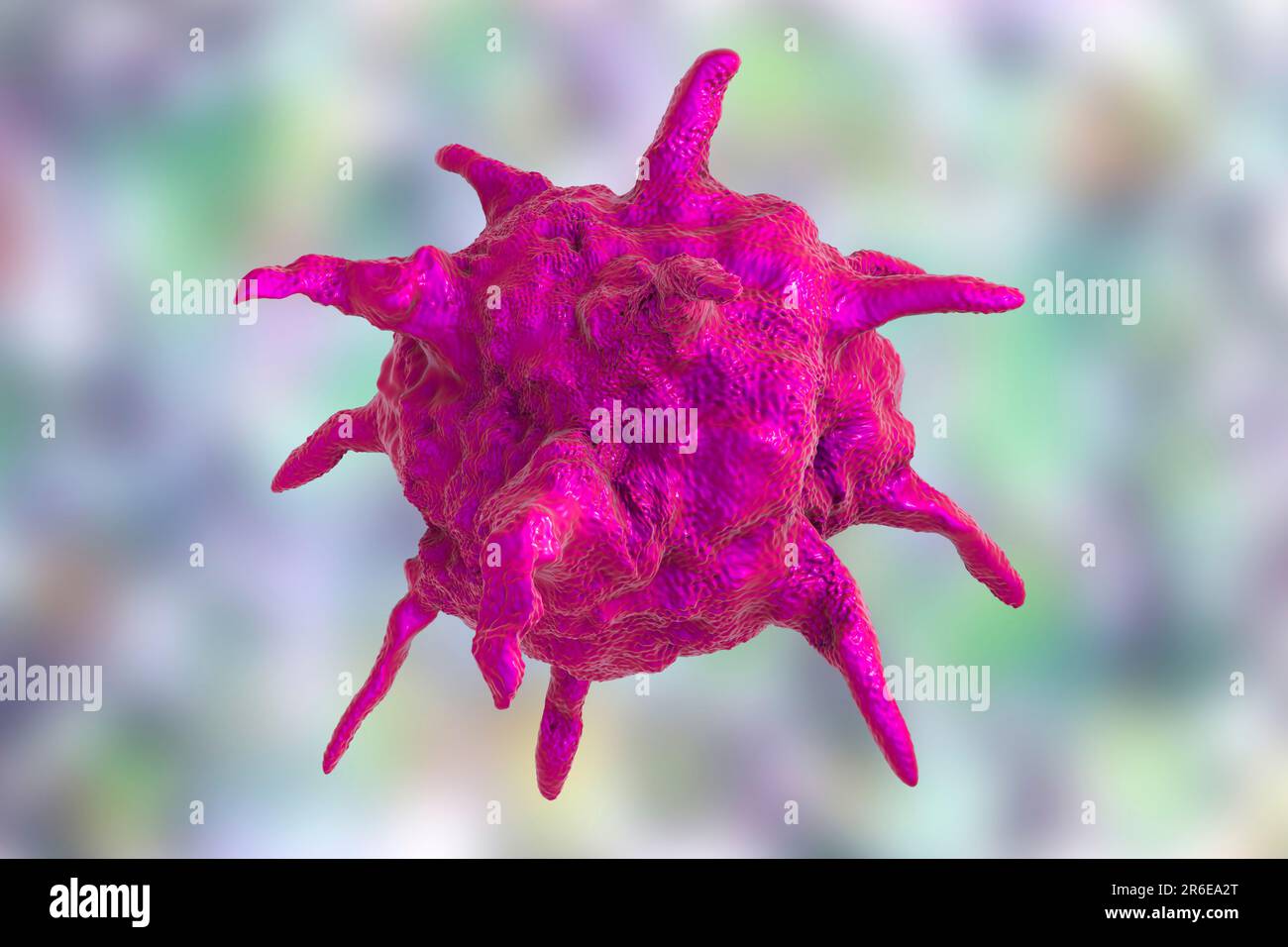 Illustration of a virus particle Stock Photo - Alamy