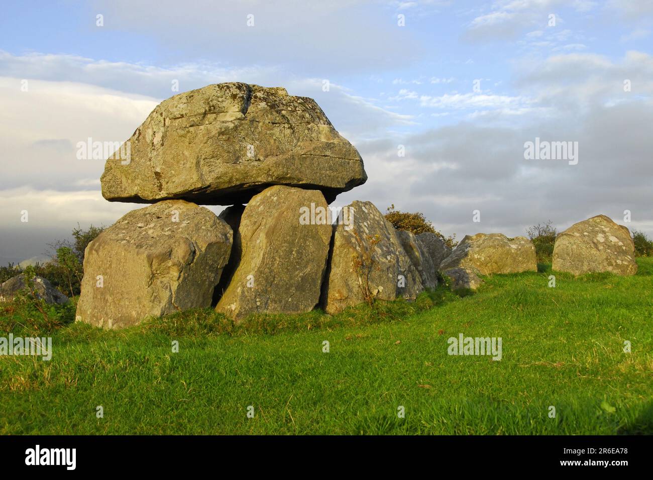 Megalithic site, dolmen, Carrowmore, County Sligo, megalithic burial ...