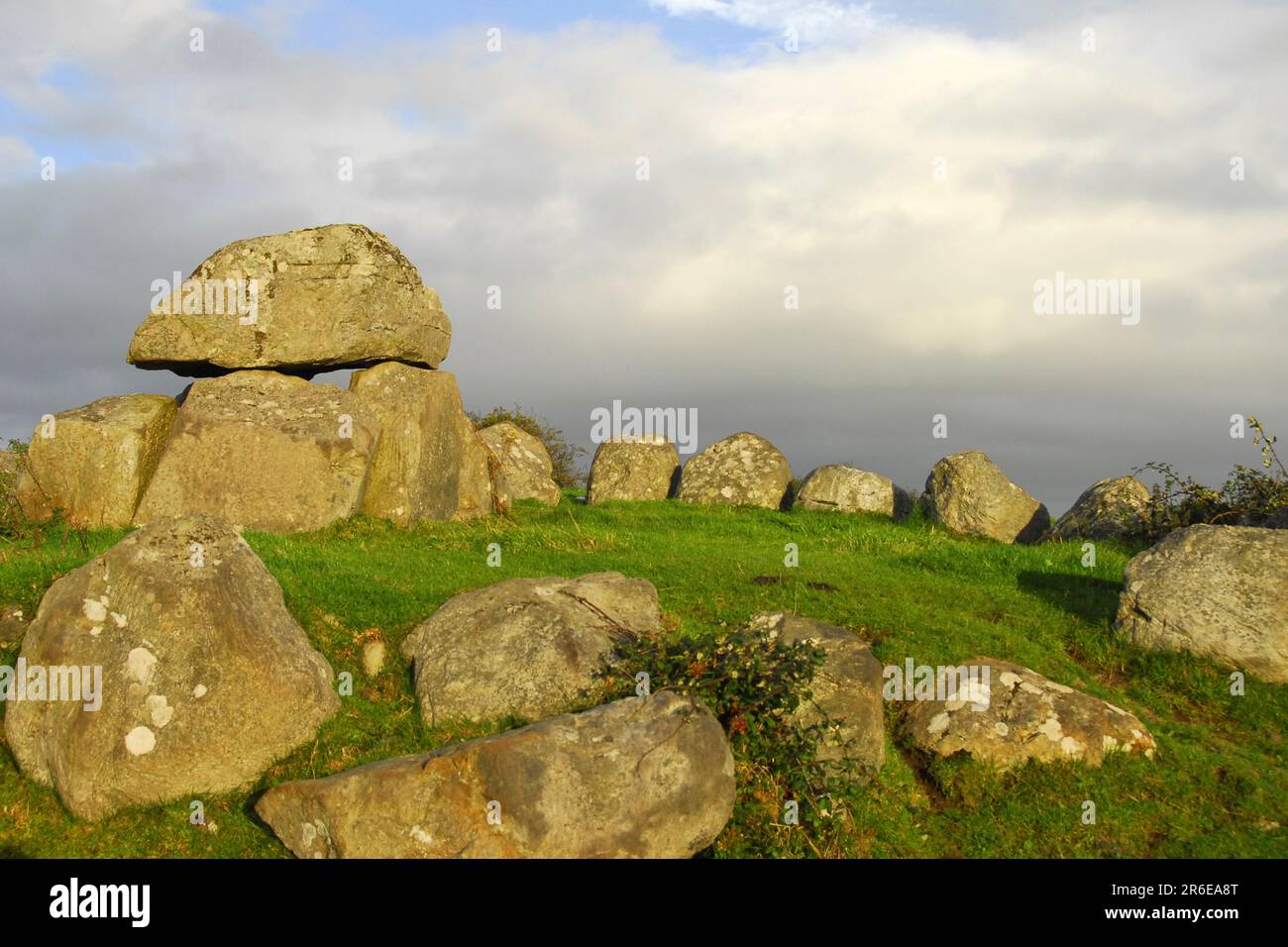 Megalithic site, dolmen, Carrowmore, County Sligo, megalithic burial ...