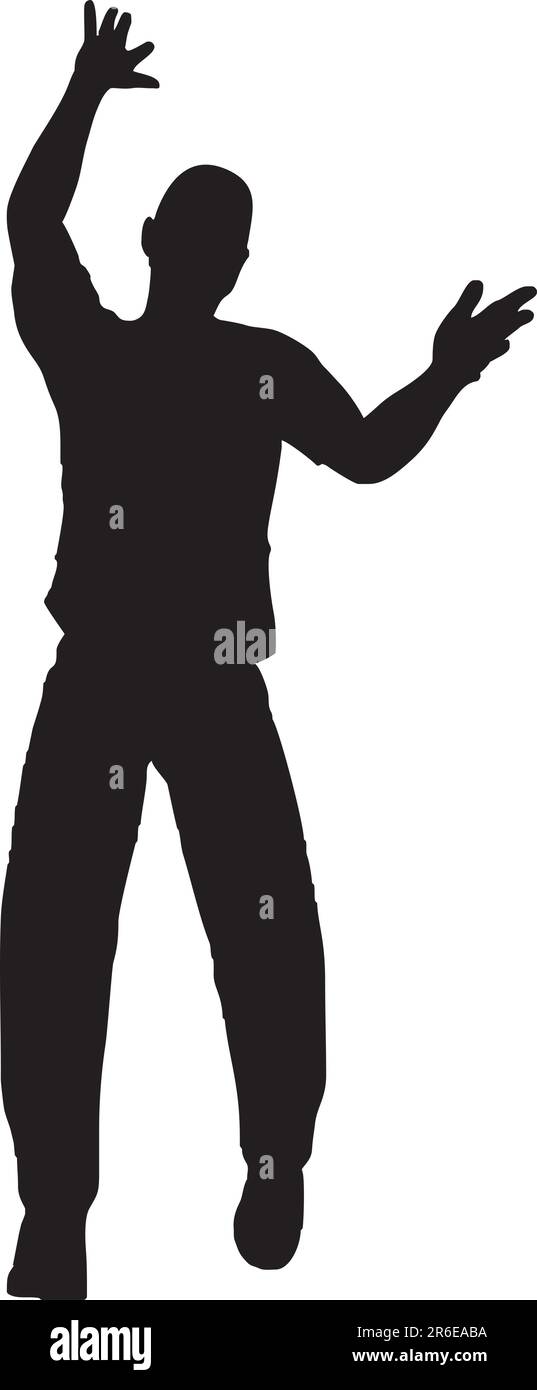 Rap artist silhouette Cut Out Stock Images & Pictures - Alamy