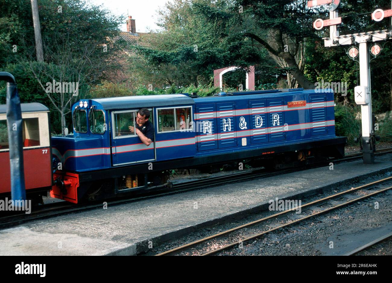 Romney hythe dymchurch train hi-res stock photography and images - Alamy