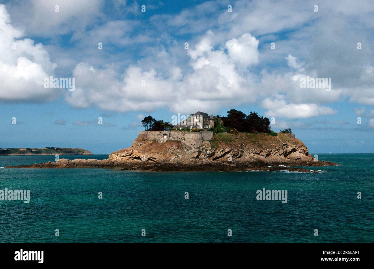 Small island Duguesclin at Saint Coulomb, Brittany, France, Small ...