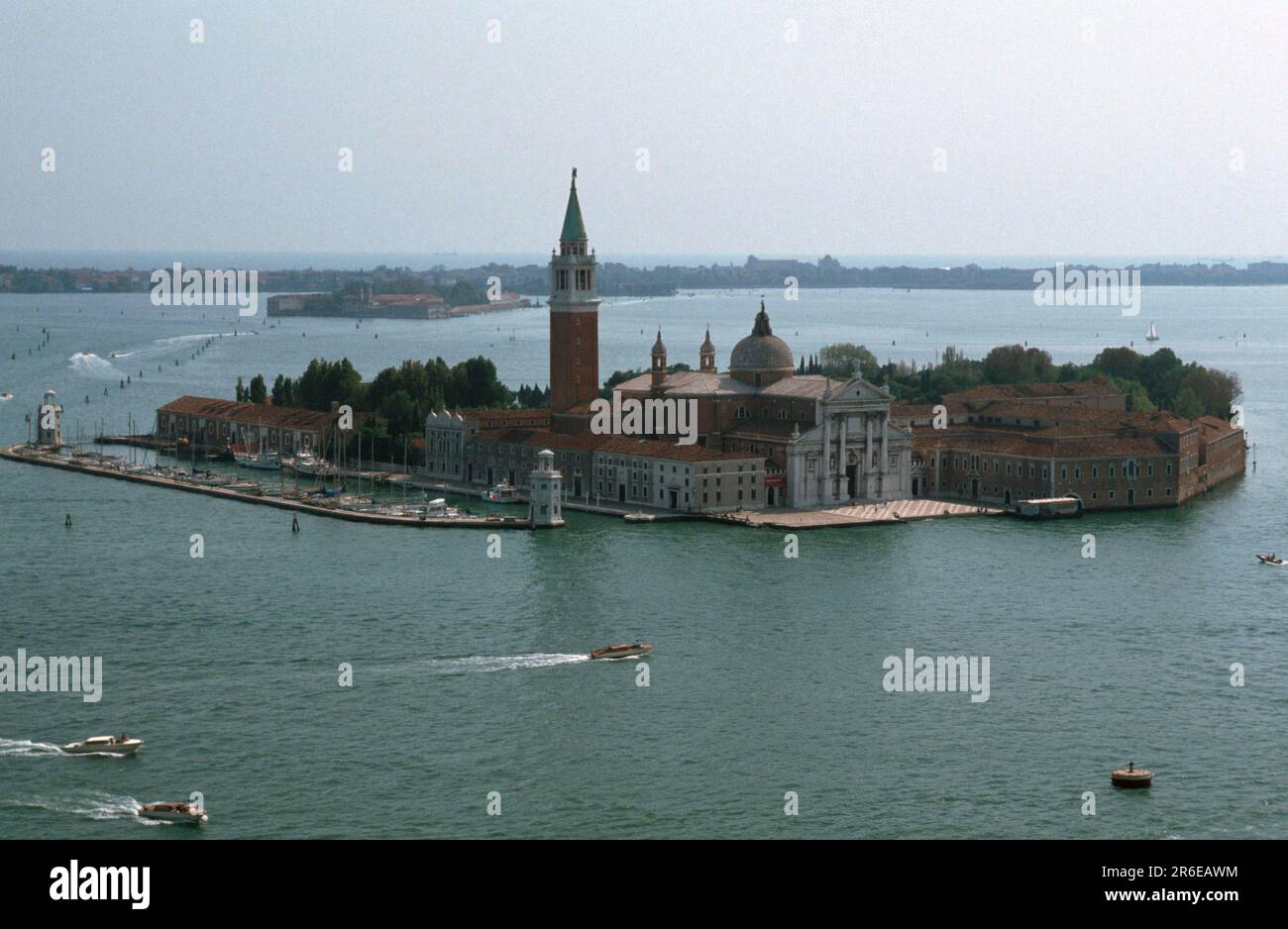 Isle and church San Giorgio Maggiore, Venice, Italy, Europe, landscape ...