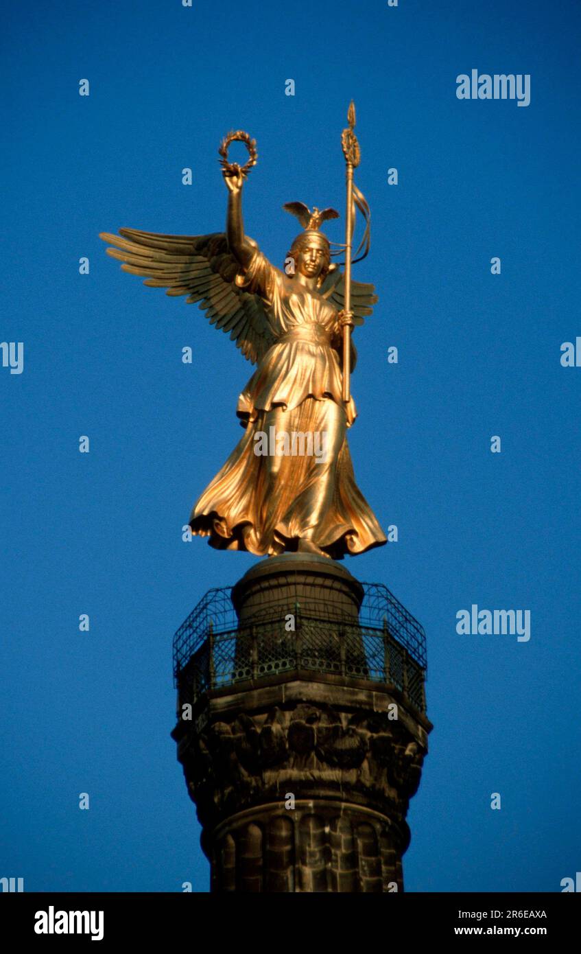 Top of the Siegessaule, Europe, Goldelse, Berlin, Top of the Victory ...
