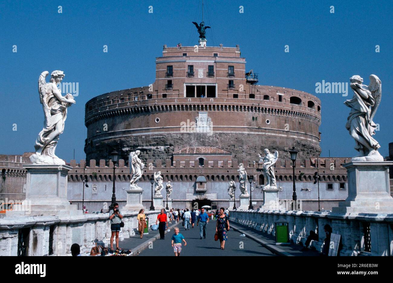 Castello di Angelo, Rome, Italy, Europe, Mausoleum of Hadrian ...