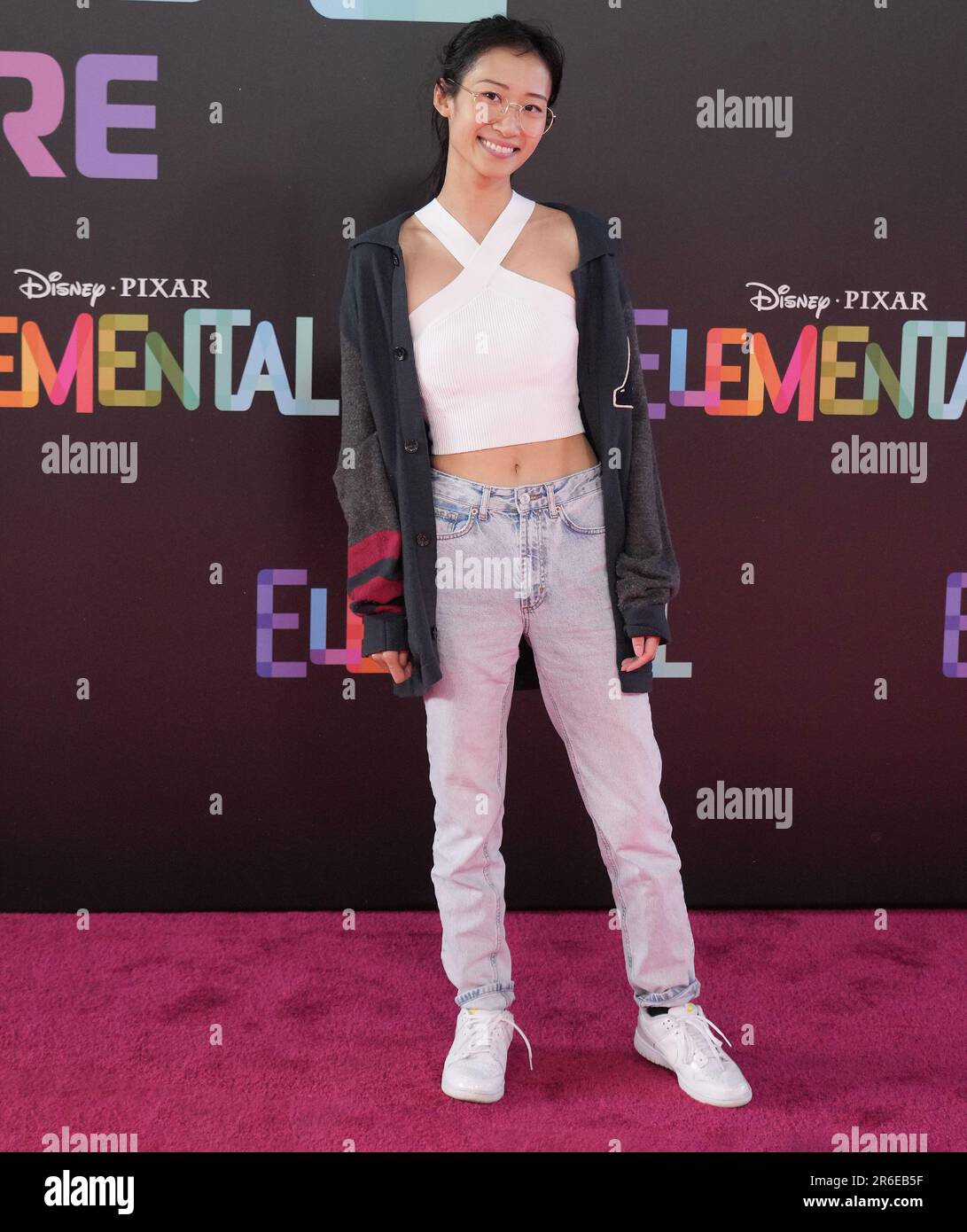 Los Angeles, USA. 08th June, 2023. Leenda Dong arrives at the Disney ...