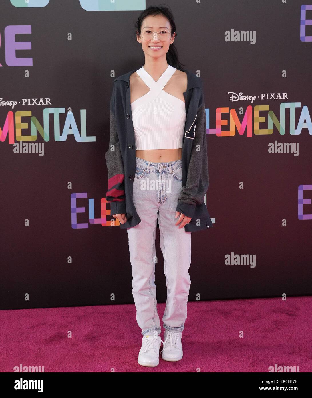 Los Angeles, USA. 08th June, 2023. Leenda Dong arrives at the Disney ...