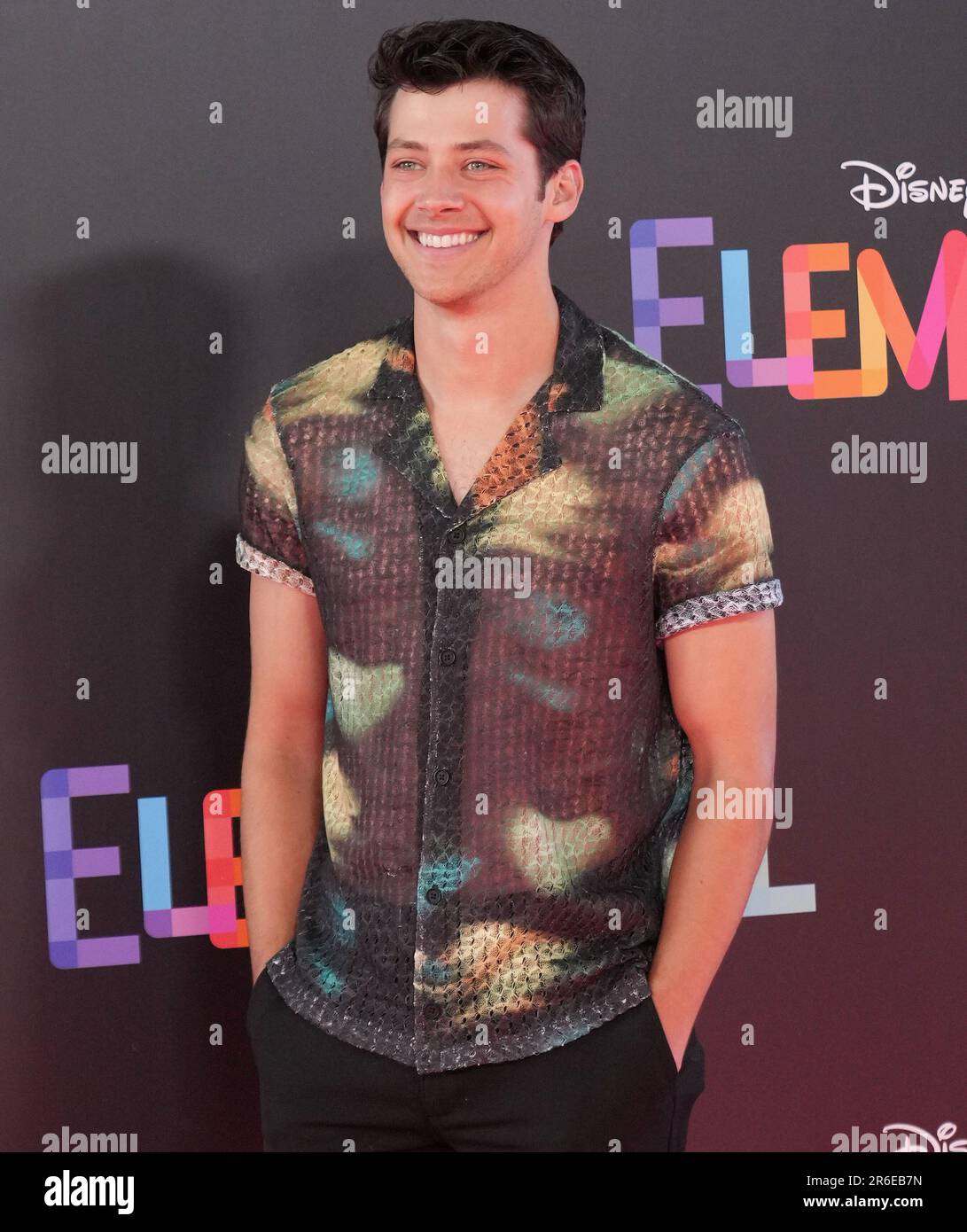 Los Angeles, USA. 08th June, 2023. Matt Cornett arrives at the Disney Pixar's ELEMENTAL Los ...