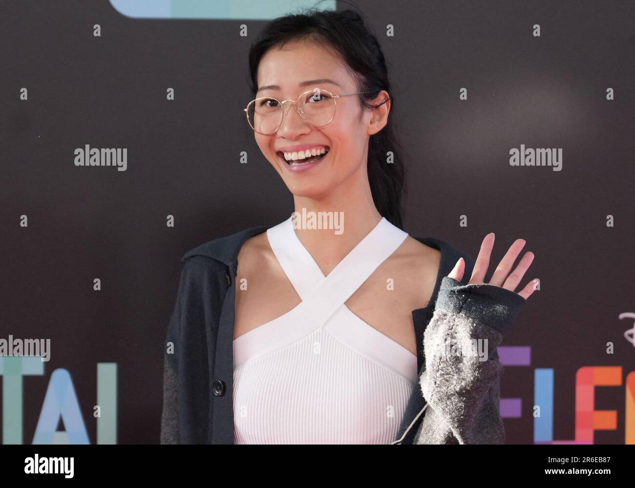 Los Angeles, USA. 08th June, 2023. Leenda Dong arrives at the Disney ...