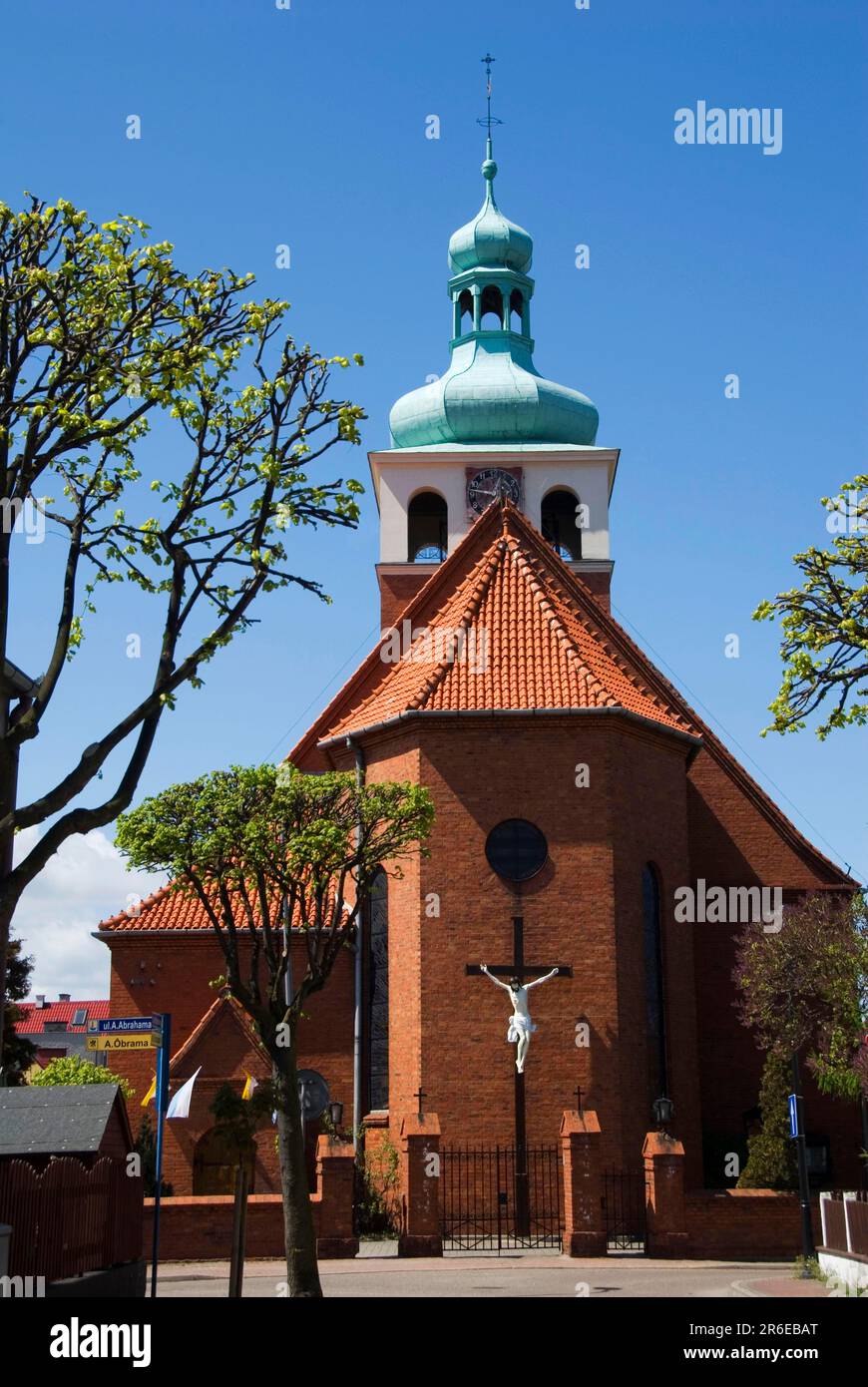 Church, Jastarnia, Hel Peninsula, Gdansk Bay, Pomerania, Poland ...