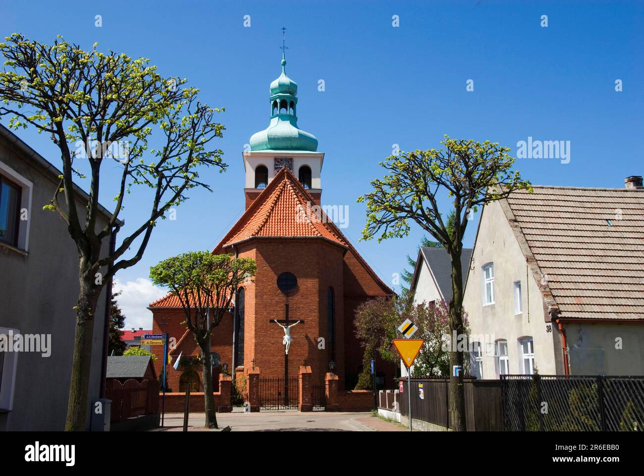 Church, Jastarnia, Hel Peninsula, Gdansk Bay, Pomerania, Poland ...