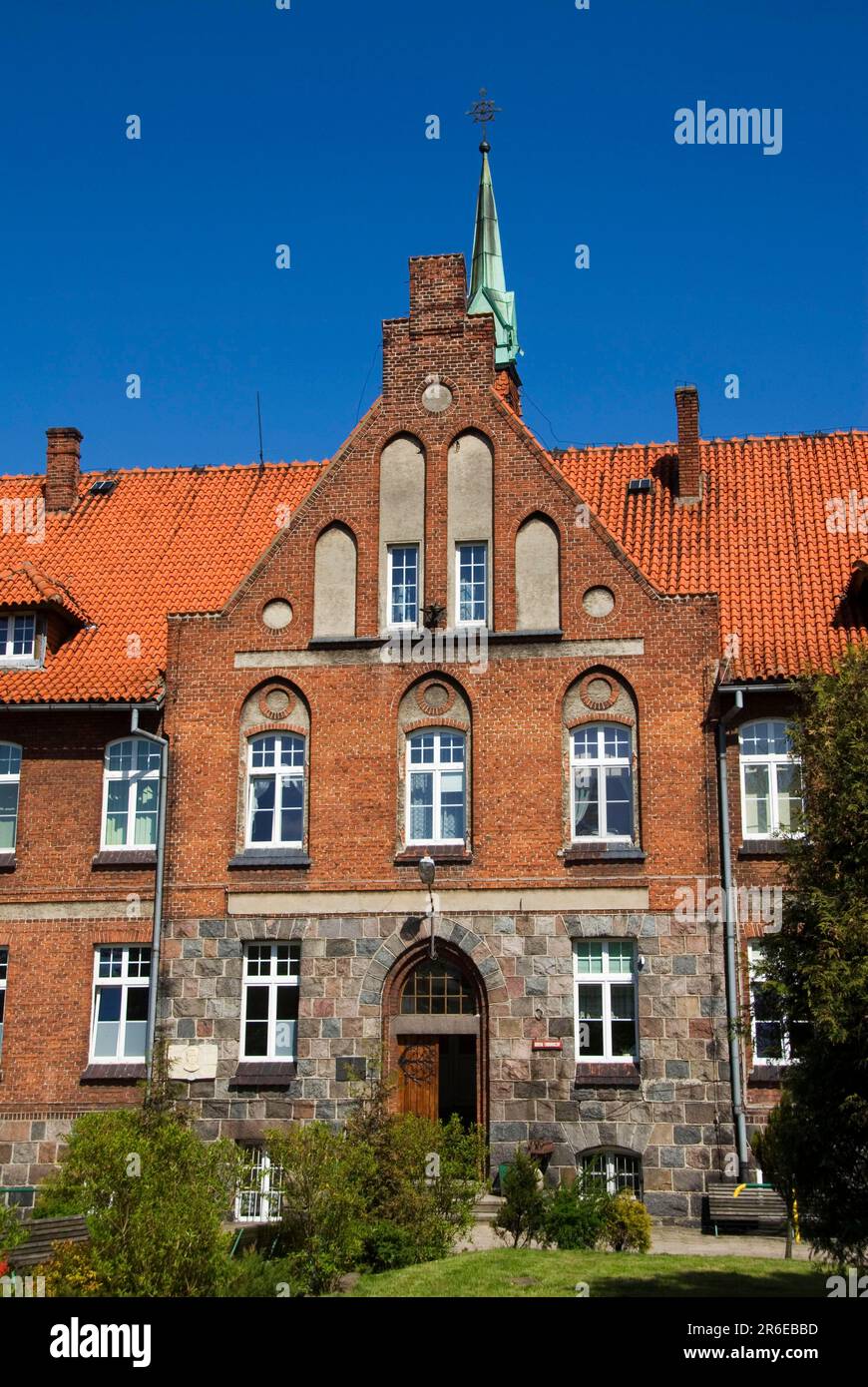 Hospital, Puck, Gdansk Bay, Pomerania, Poland, Putzig, Szpital im ...
