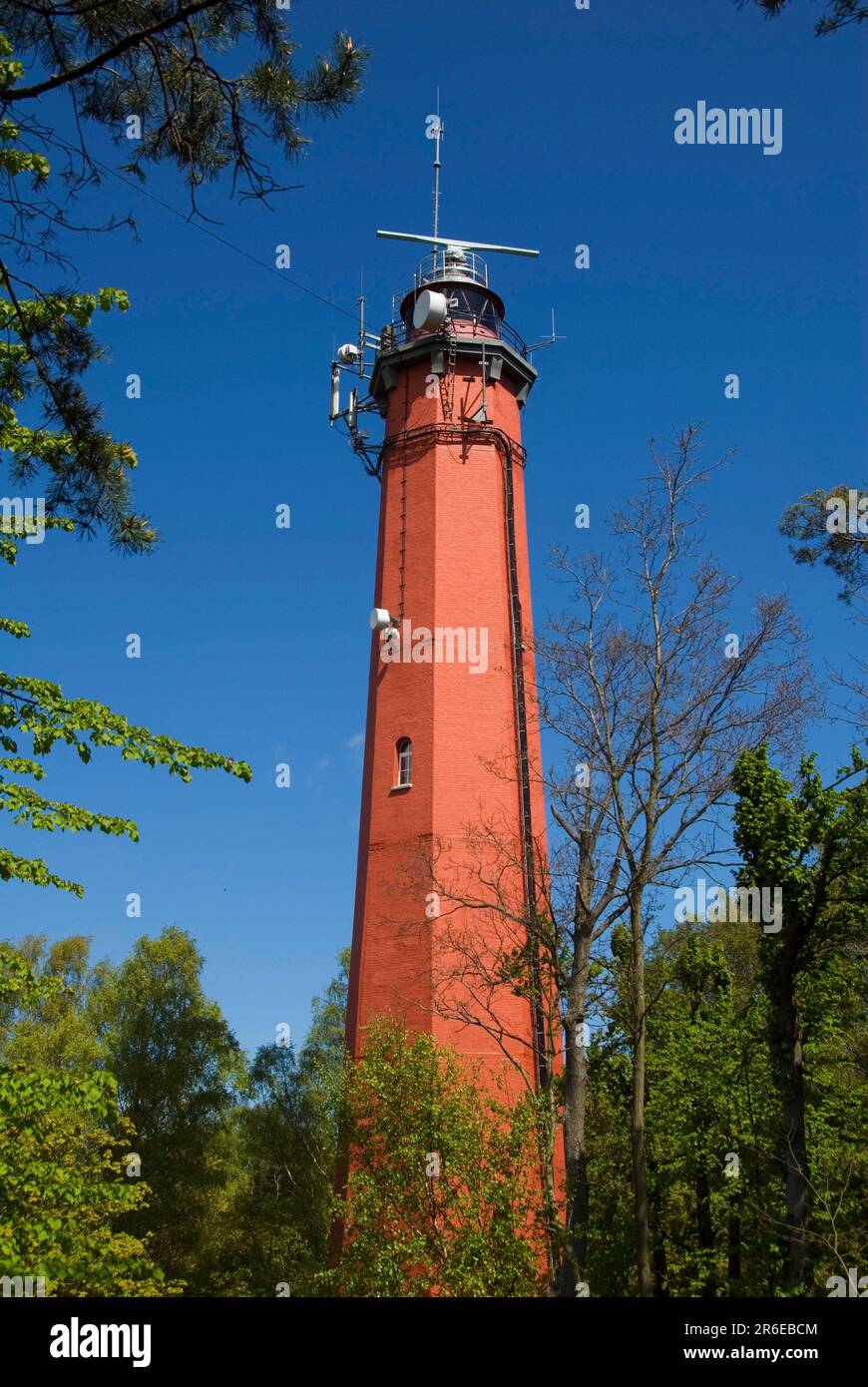 Hel-Hela Lighthouse, Hel Peninsula, Gdansk Bay, Pomerania, Poland Stock ...