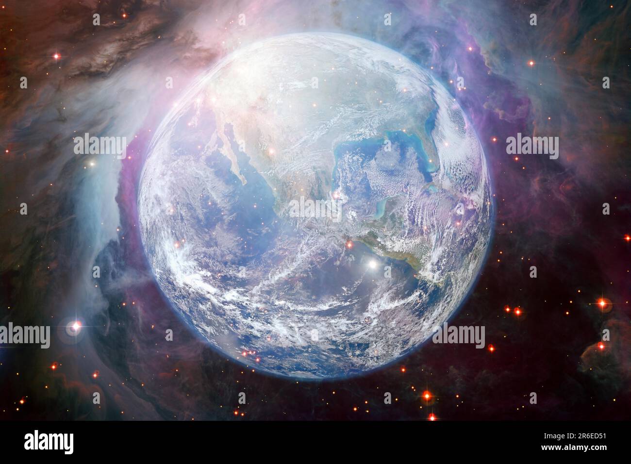 Planet Earth. Science fiction wallpaper. Elements of this image ...