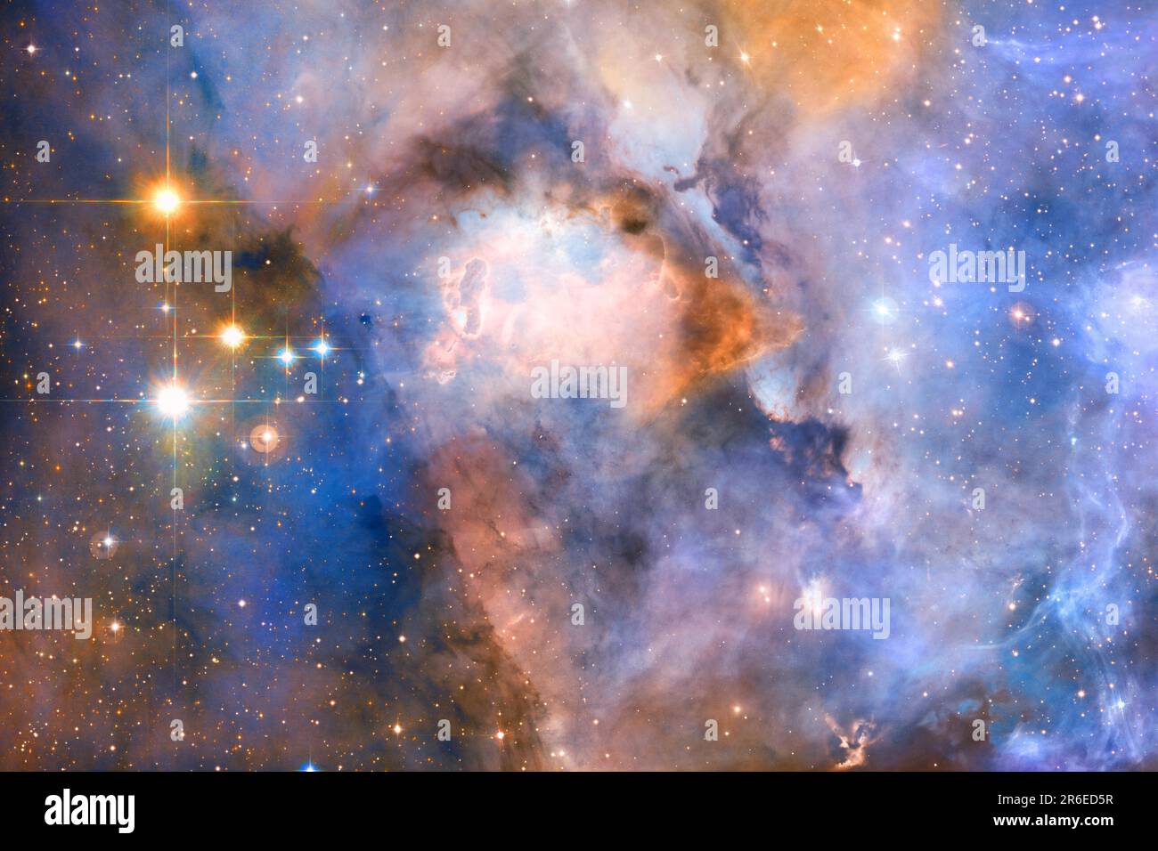 Nebulas, galaxies and stars in beautiful composition. Awesome print for ...